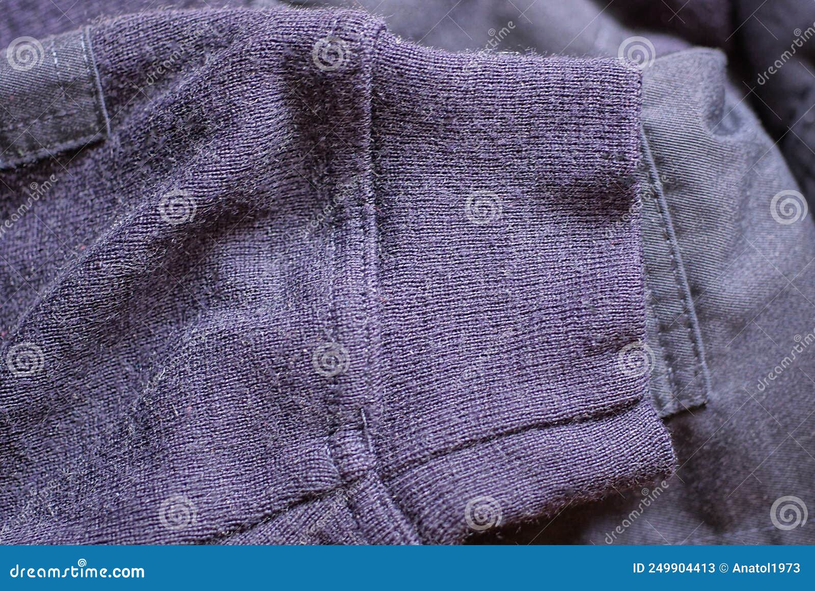 Blue Gray Fabric Texture of Clothes Stock Image - Image of knit, closed ...