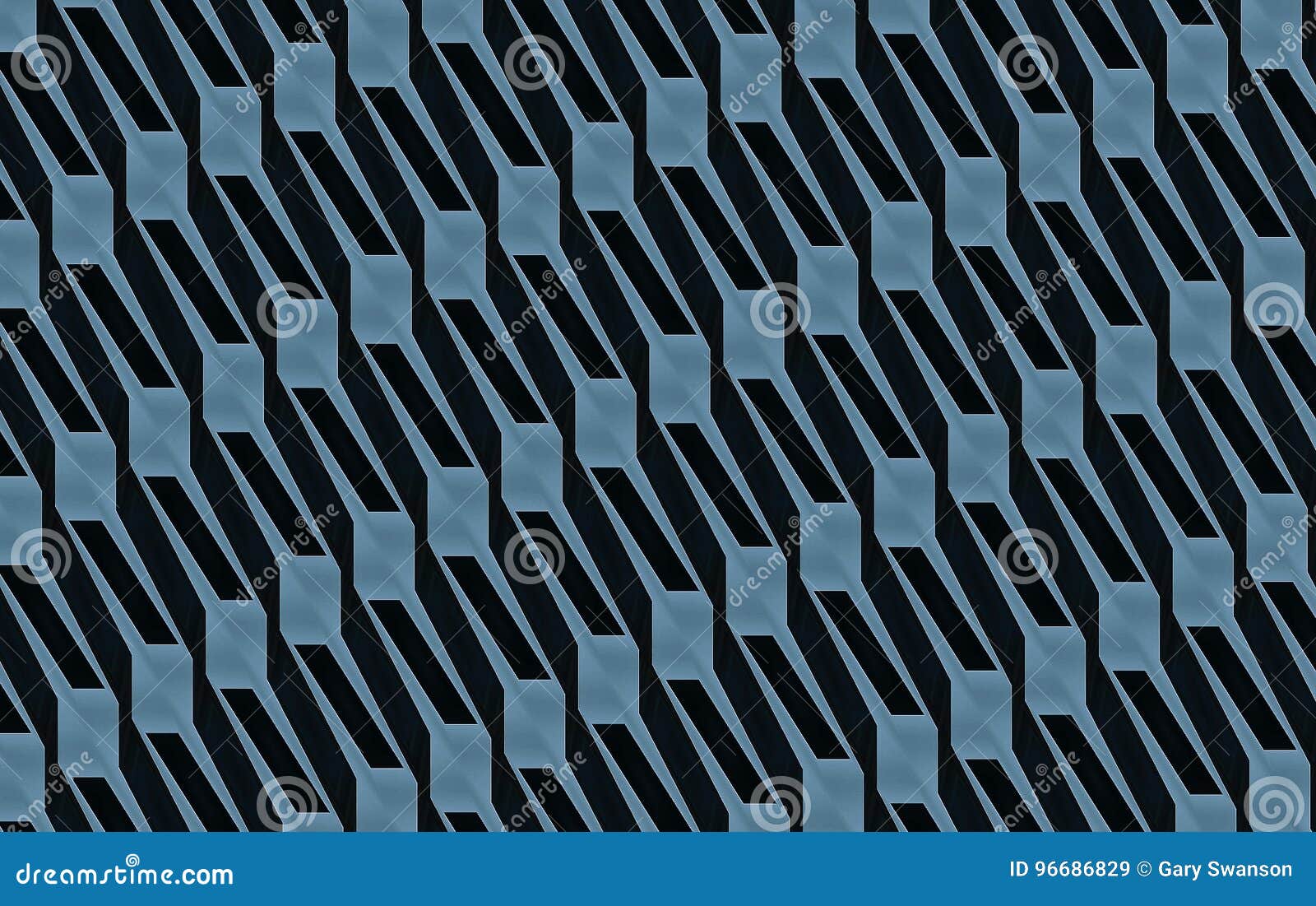 Blue-gray Interlocking Abstract Art Stock Image - Image of rubber ...