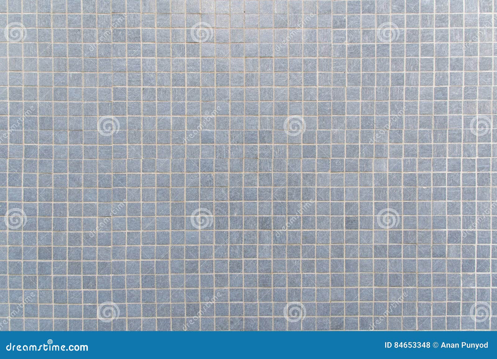 Blue Gray Mosaic Floor Tile For Texture Background Stock Photography ...