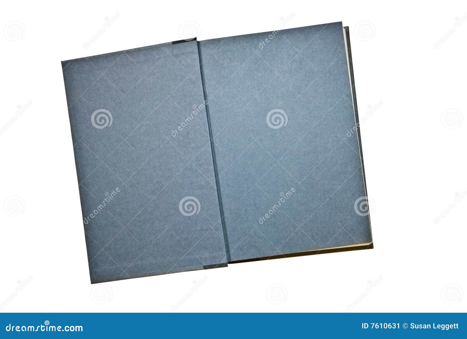Blue-Gray Pages in a Book stock image. Image of object - 7610631