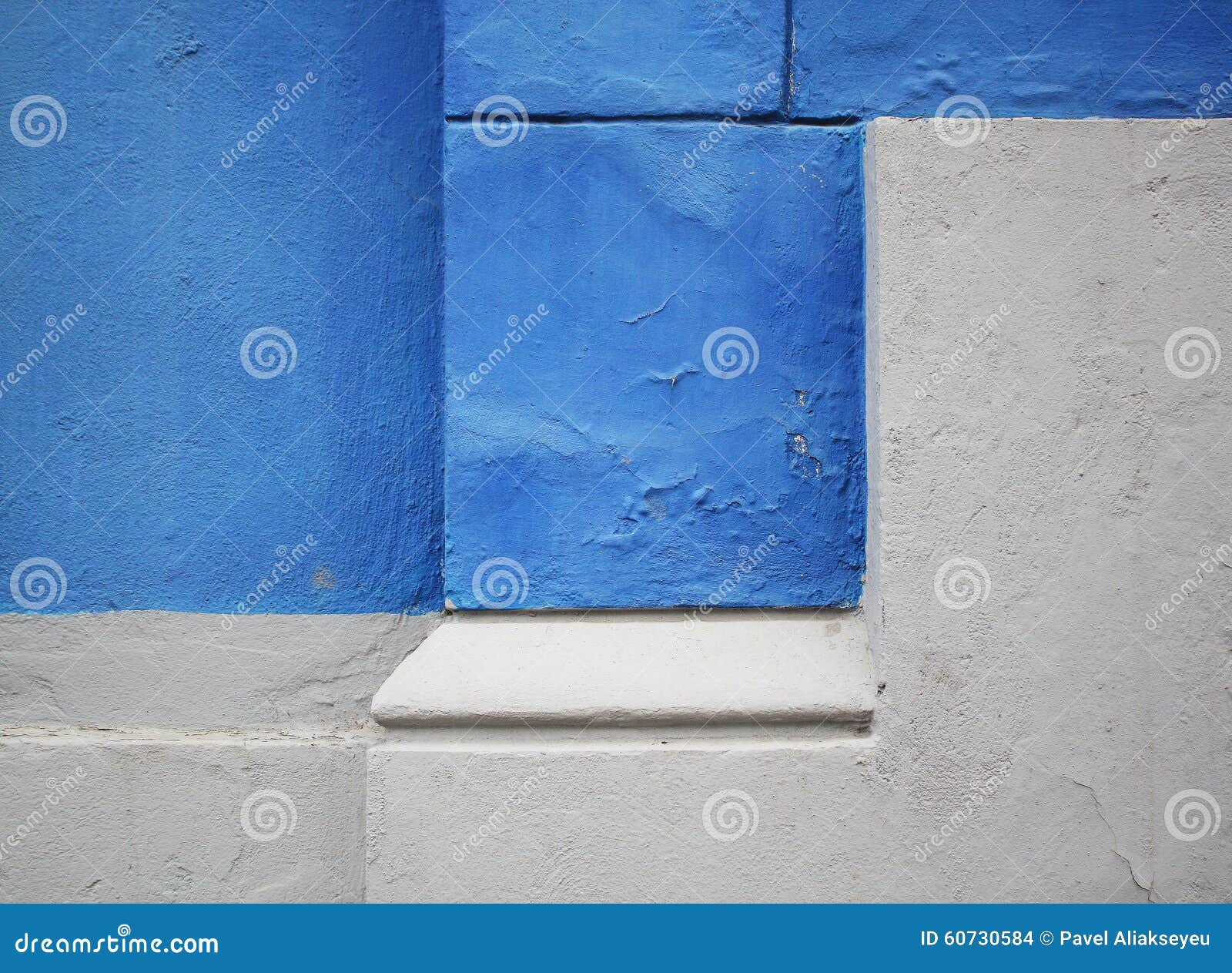 Blue and Gray Plaster Wall Texture. Stock Photo - Image of grunge ...