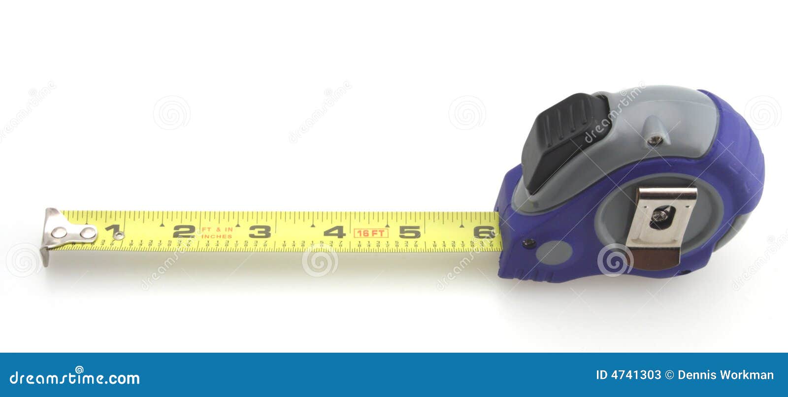 Blue and Gray Tape Measure stock image. Image of accuracy - 4741303