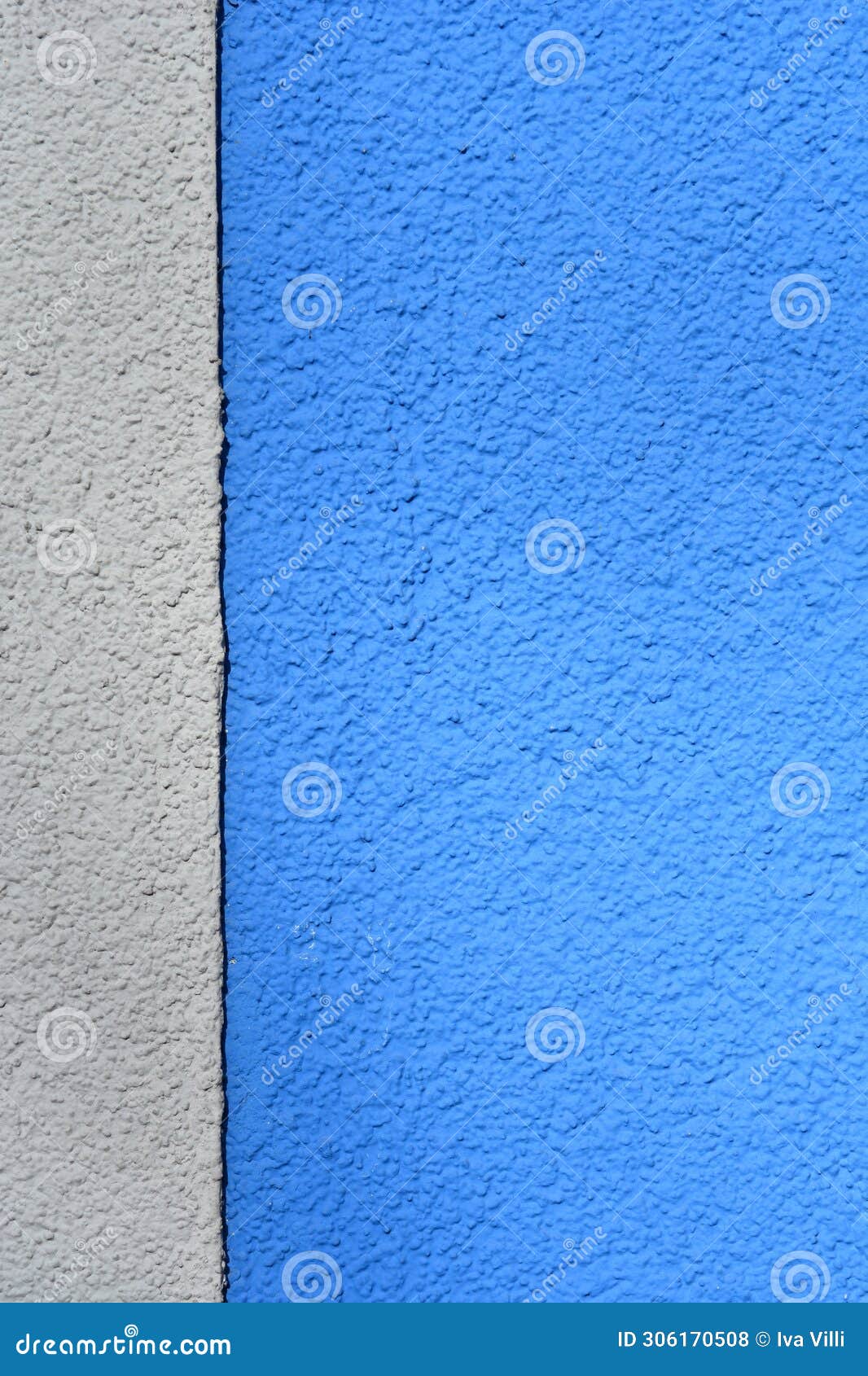 Blue and gray wall stock photo. Image of detail, facade - 306170508