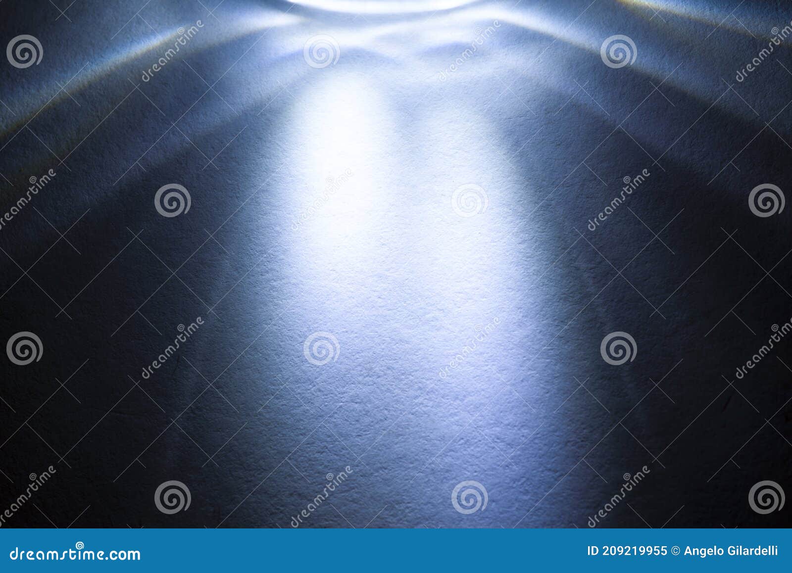 Blue Grazing Light on White Paper Stock Image - Image of grazing ...
