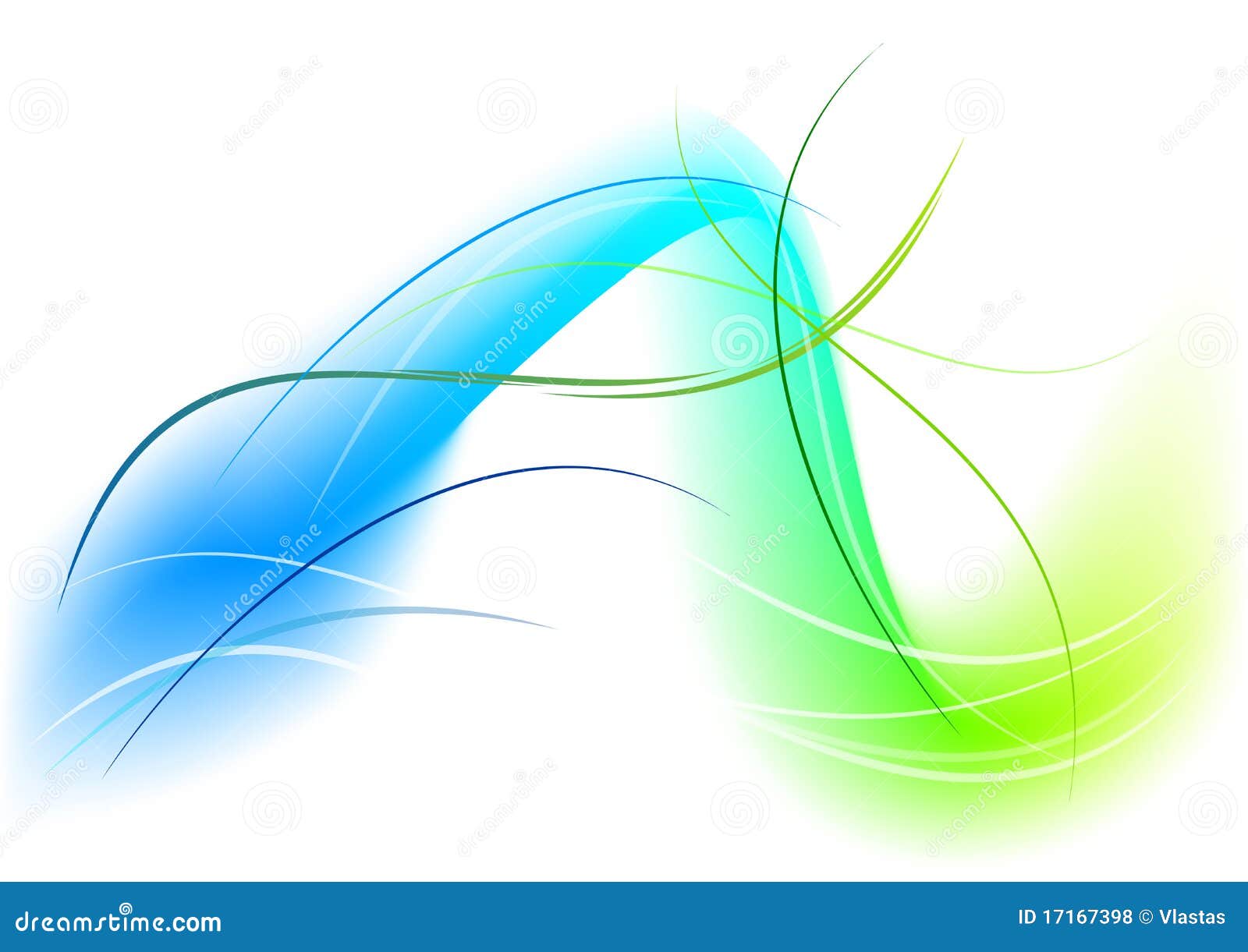 Blue and green stock vector. Illustration of curve, line - 17167398
