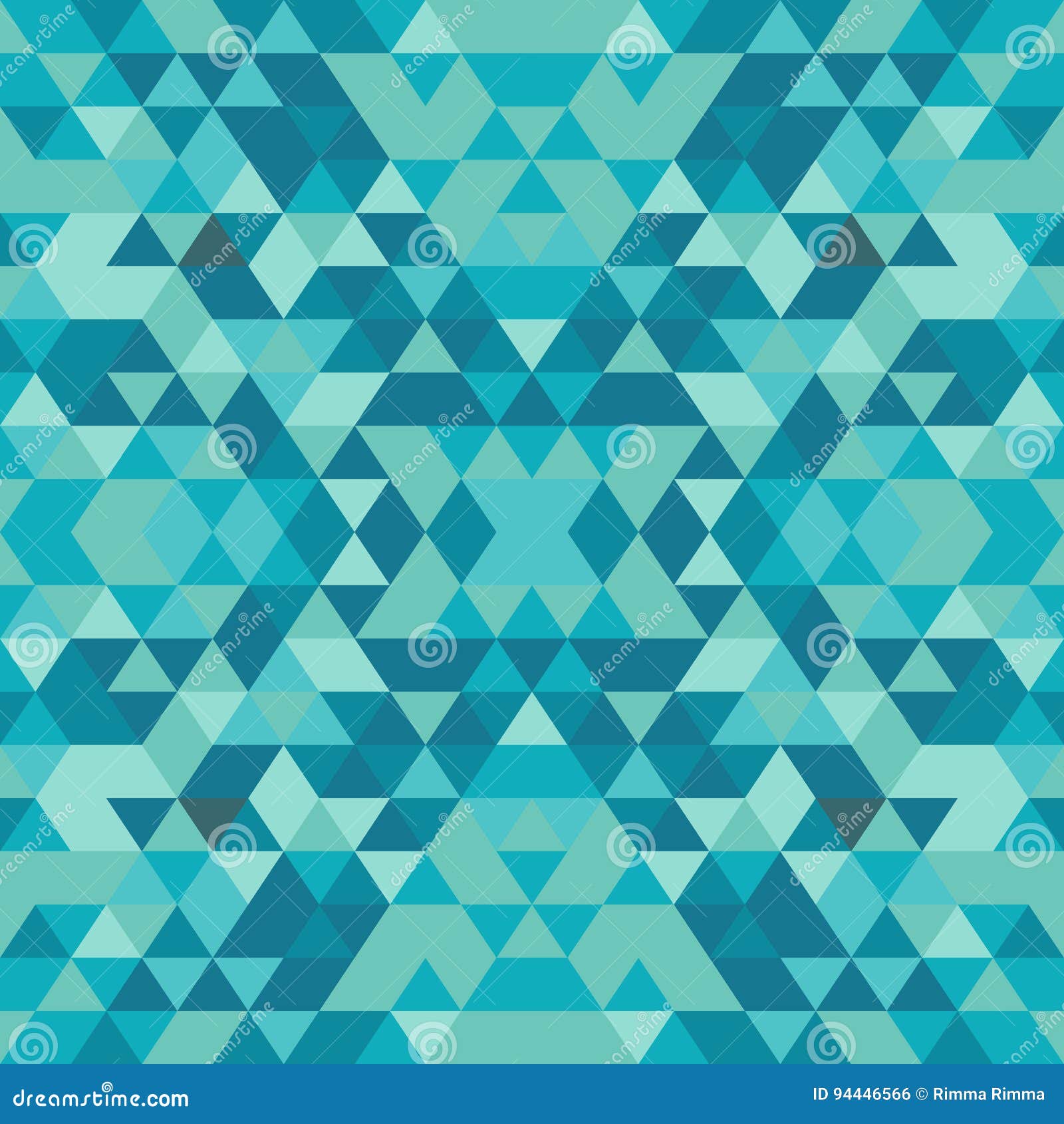 Blue and Green Abstract Geometric Seamless Background Stock Vector ...