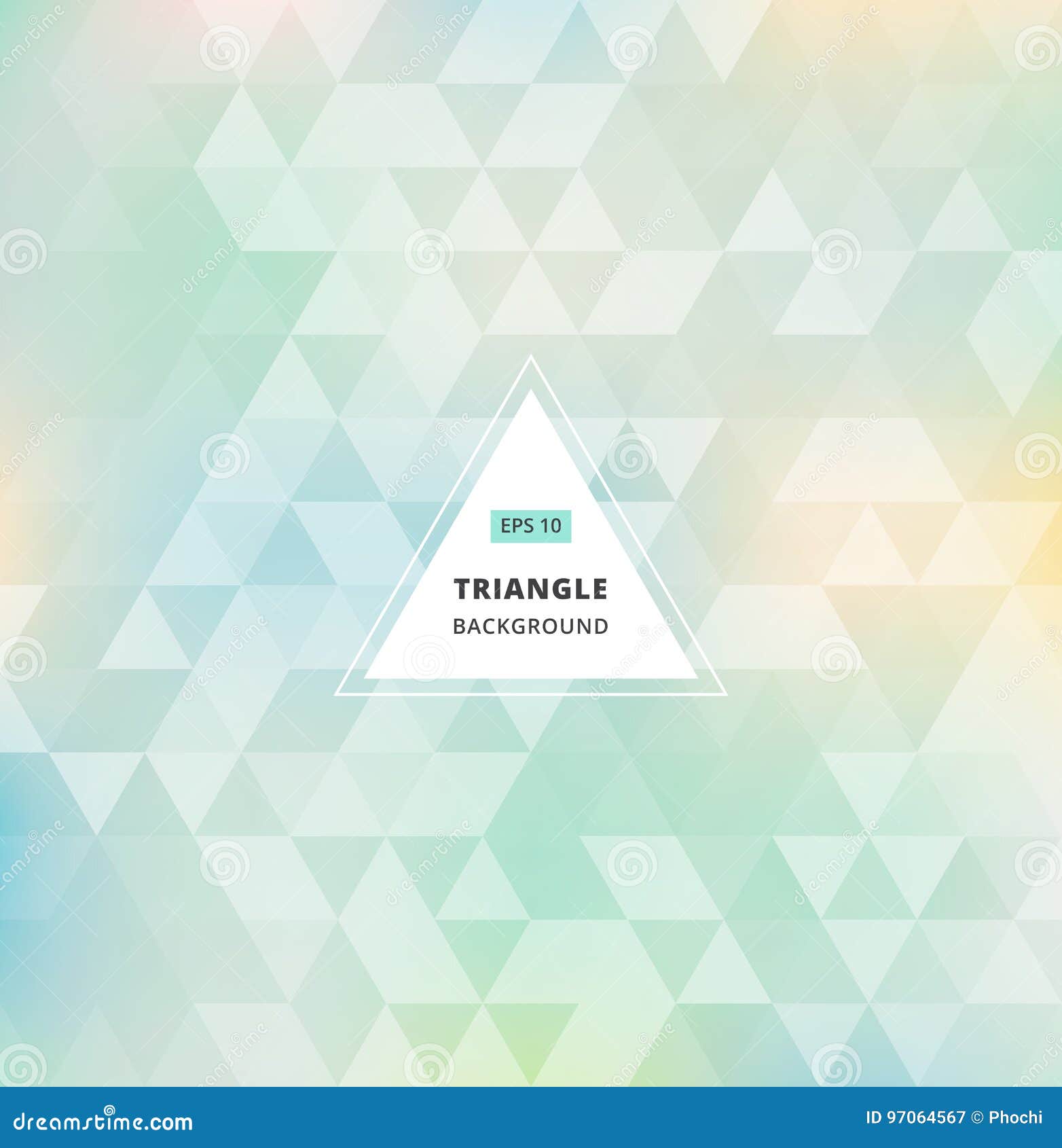 Triangle Background Pixel Banner Abstract Gradation Color Pattern ...