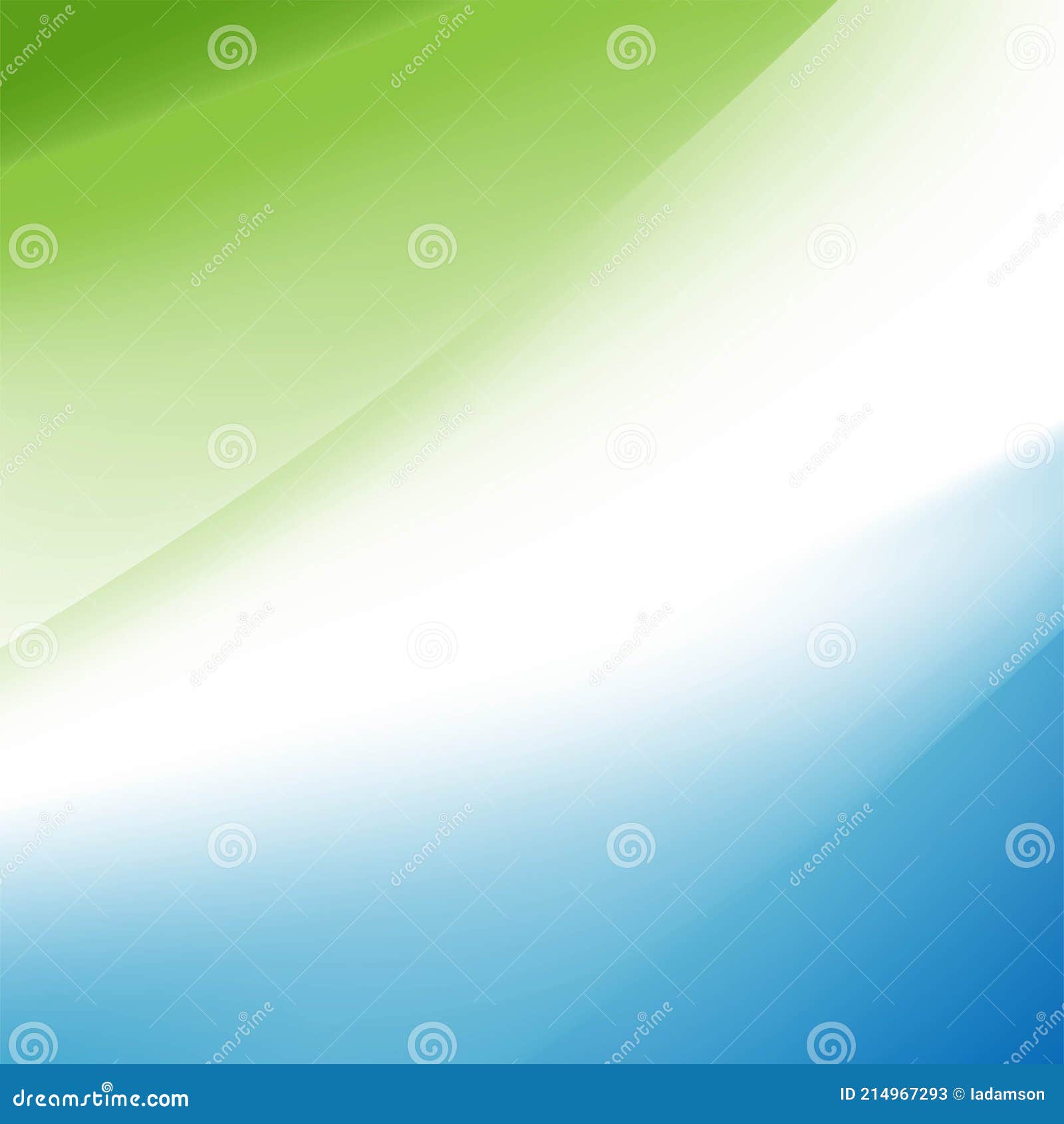 Blue and Green Background with Line Stock Vector - Illustration of ...