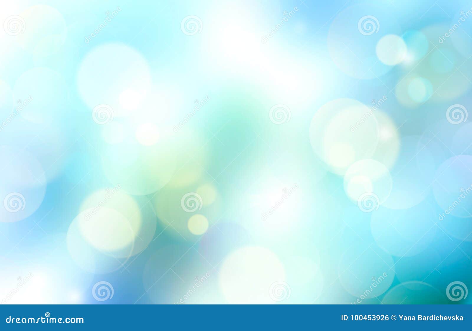 Green Blue Blurred Background. Stock Illustration - Illustration of ...