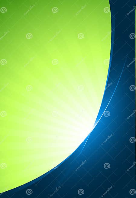 Blue Green Business Template Stock Vector - Illustration of background ...