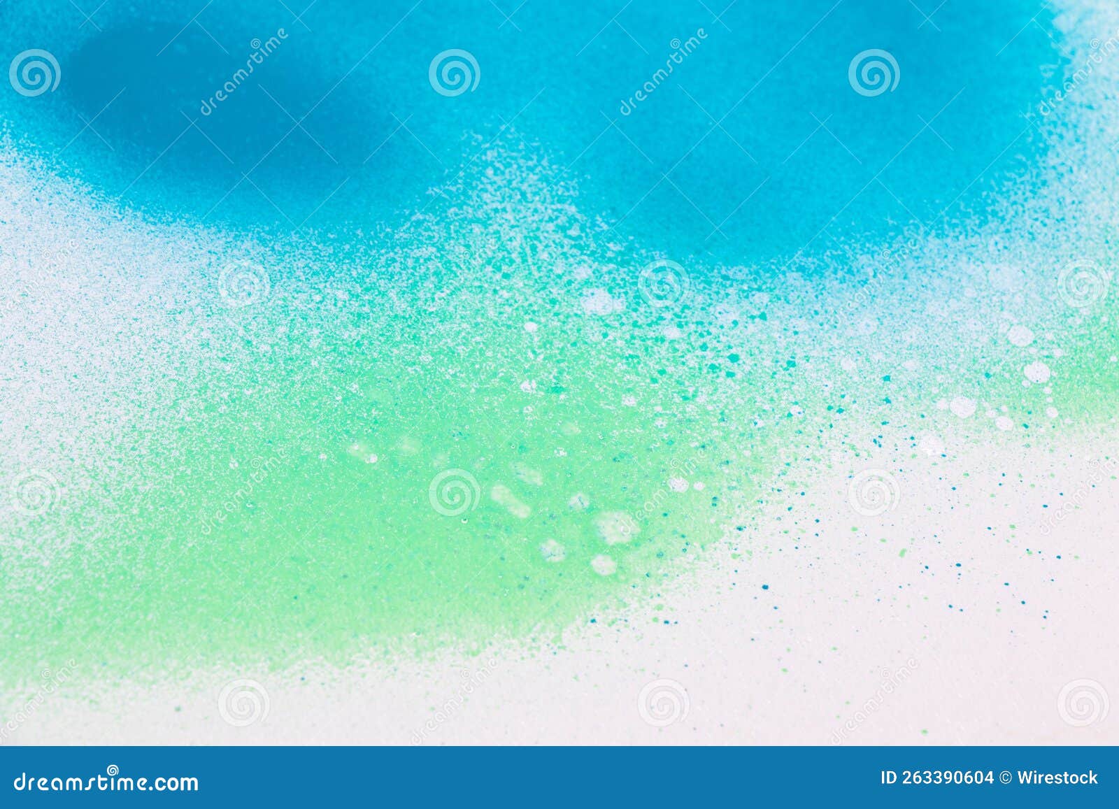 Blue and Green Color Sprayed Over a White Background Stock Illustration ...