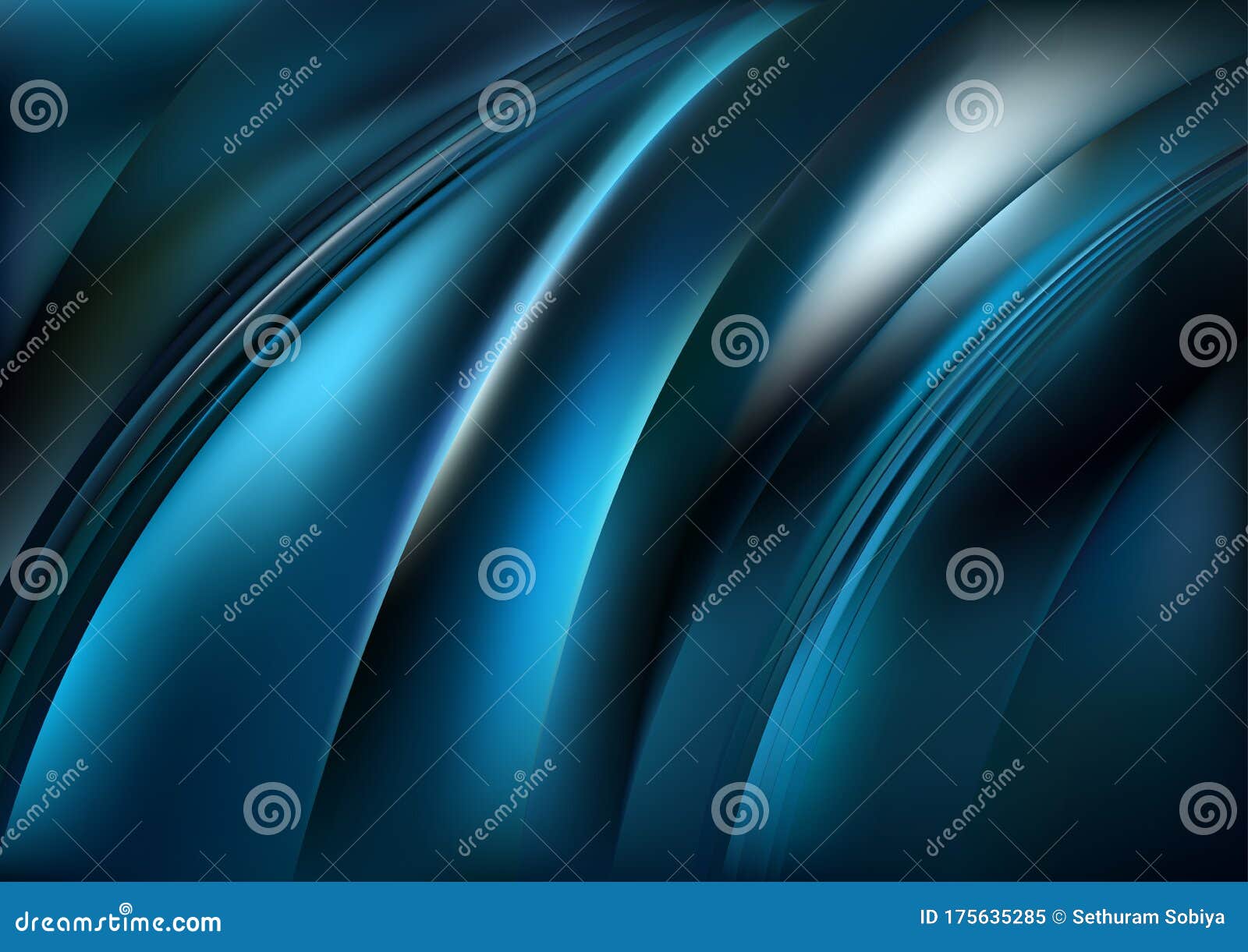 Blue Green Digital Background Vector Illustration Design Stock Vector ...