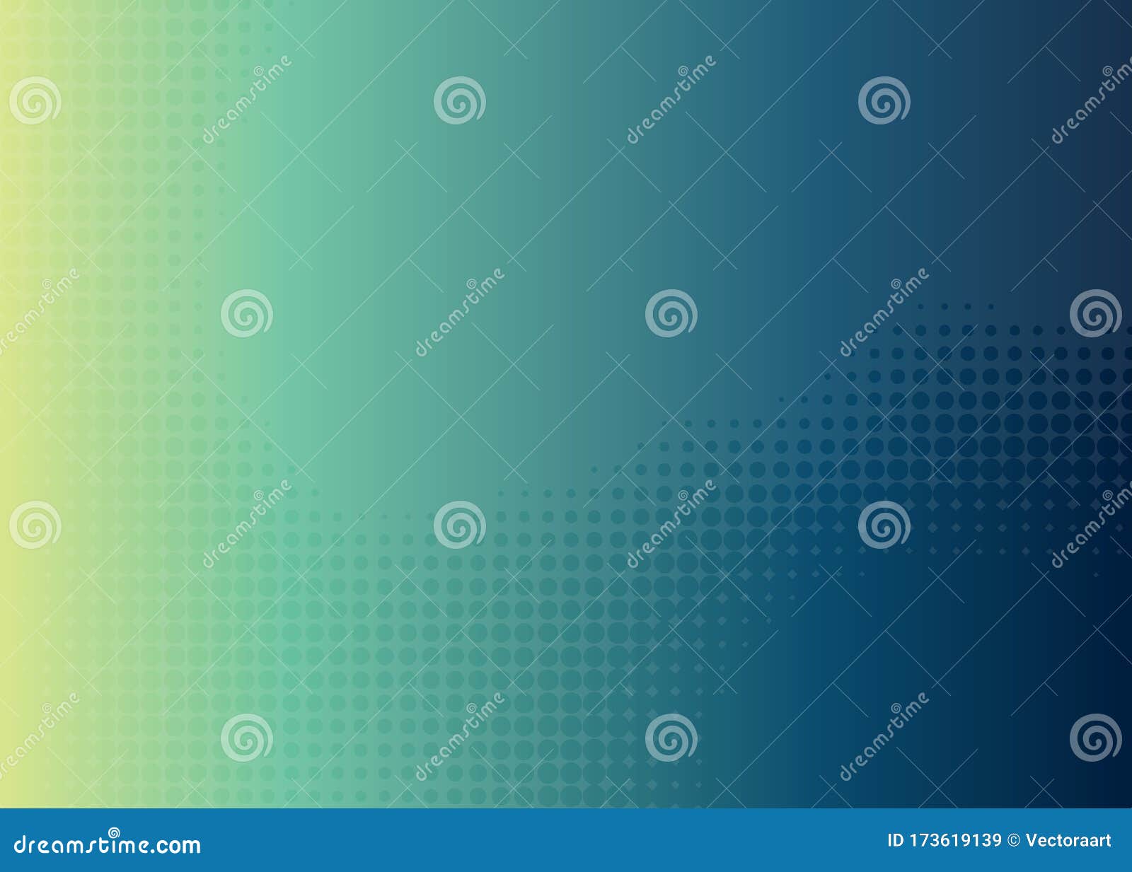 Blue Green Dot Halftone Gradient Background Stock Vector - Illustration ...