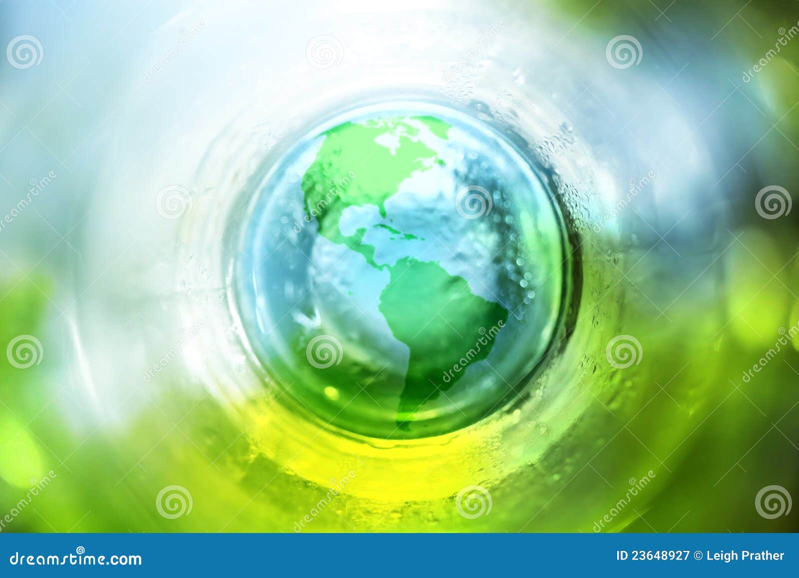 Blue and green earth stock image. Image of soft, focus - 23648927