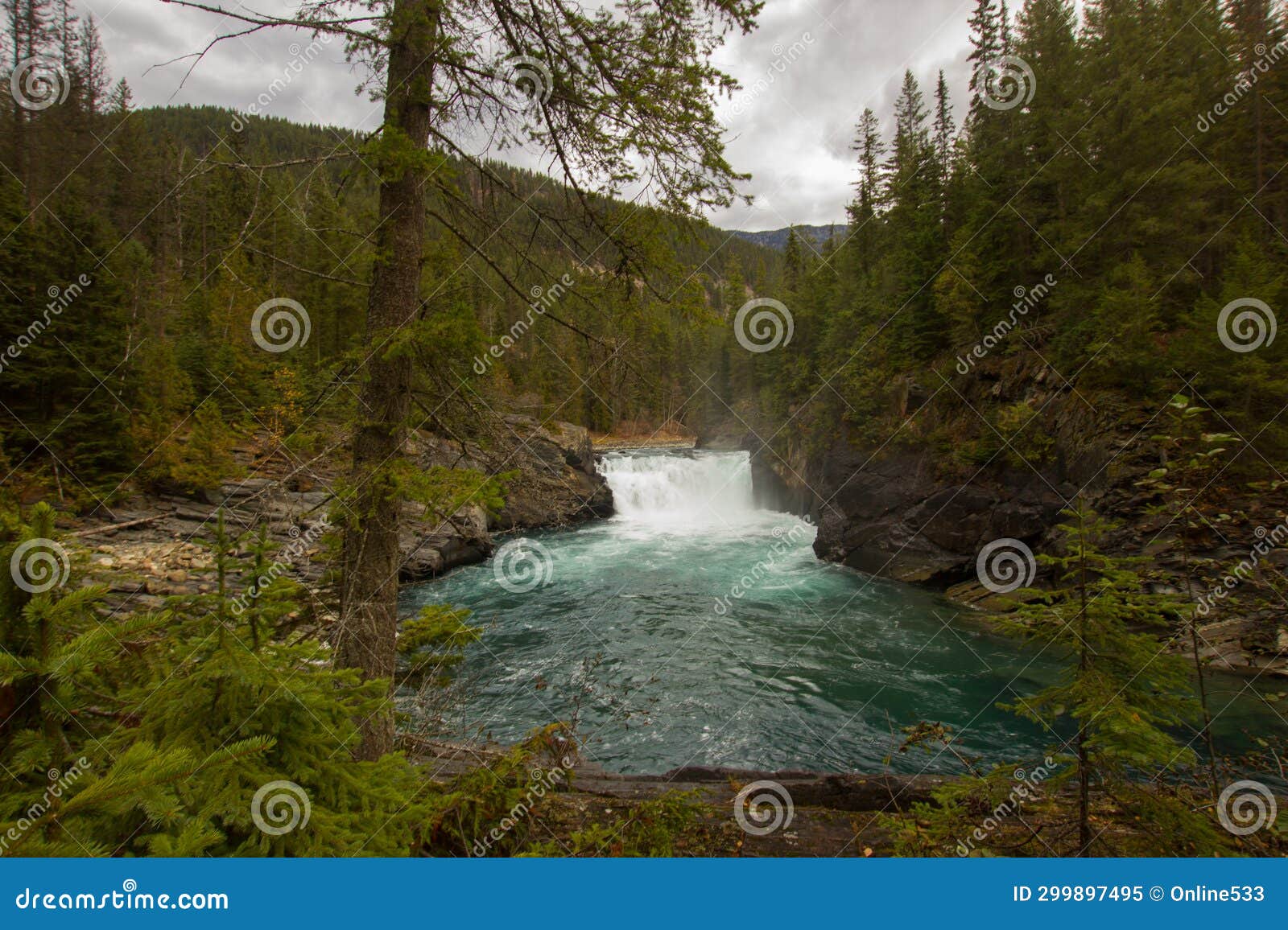 Blue and Green Fraser River in British Columbia Stock Image - Image of ...