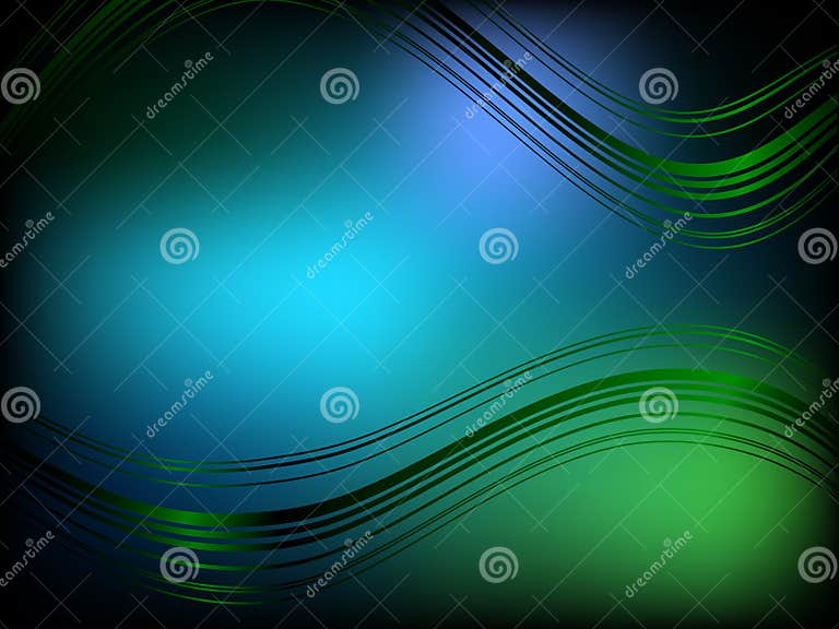 Blue-green Fresh Background Stock Vector - Illustration of liquid, blue ...