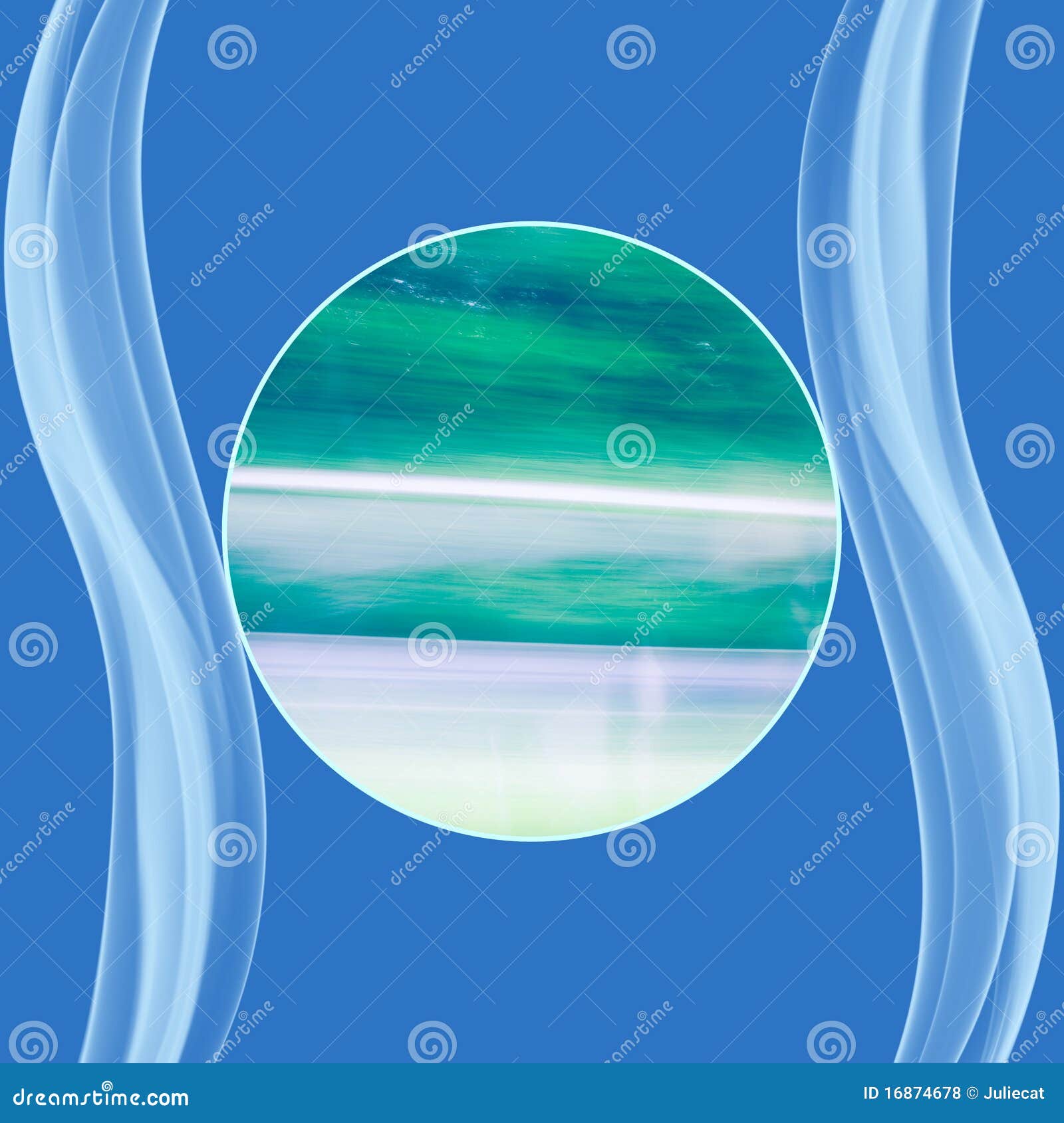Blue Green Gradation Background Stock Illustration - Illustration of ...