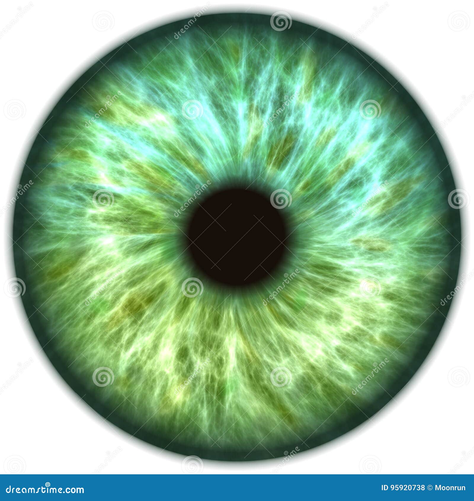 Blue green iris eye stock photo. Image of pupil, recognize - 95920738