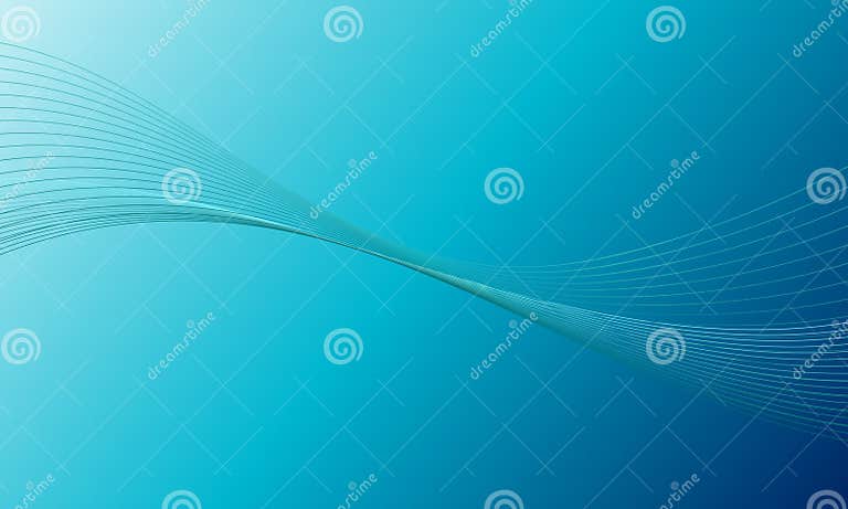 Blue Green Lines Curves Wave Soft Gradient Abstract Background Stock ...