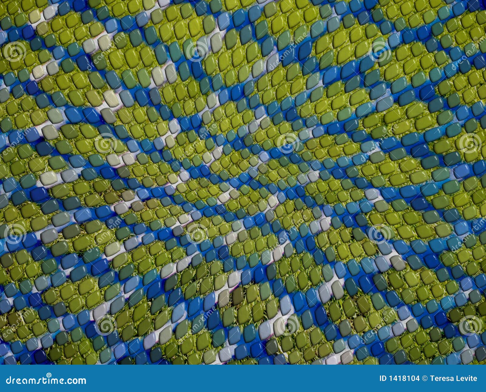 Blue Lizard Skin Texture