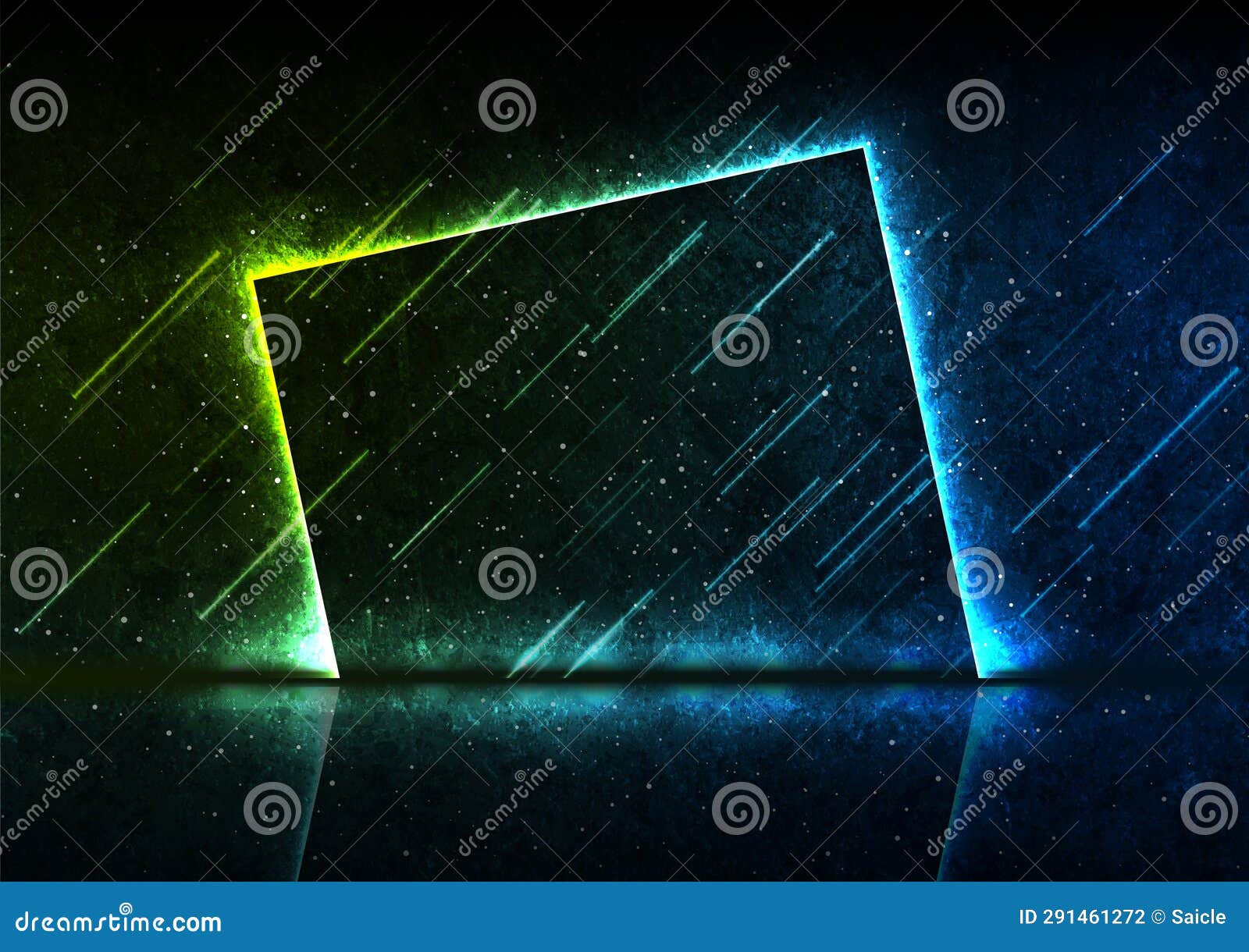 Blue Green Neon Laser Square Frame Technology Grunge Background Stock ... Blue Green Neon Laser Square Frame Technology Grunge Background Stock ...