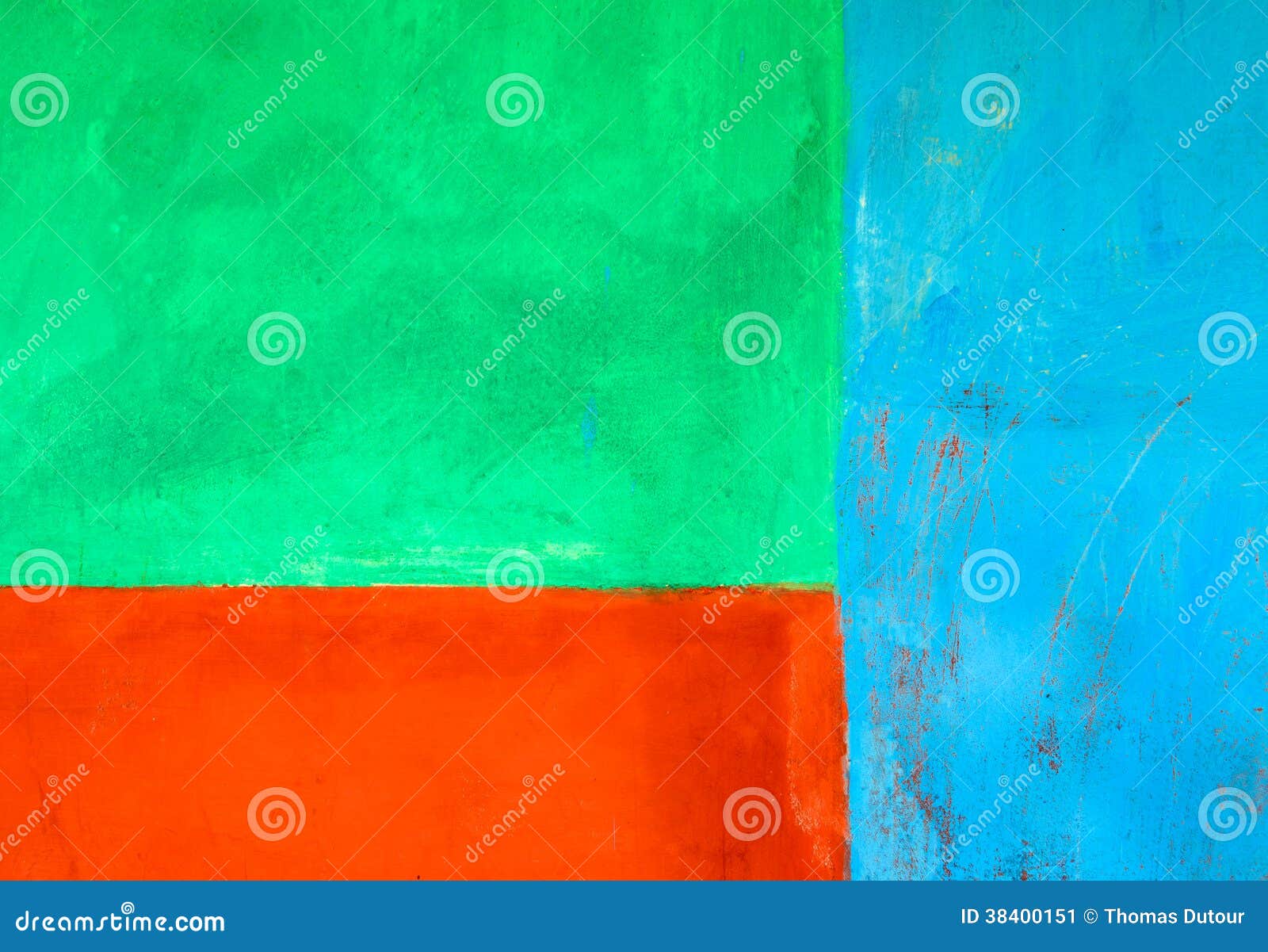 Blue, Green and Orange Abstract Background Stock Image - Image of paint ...