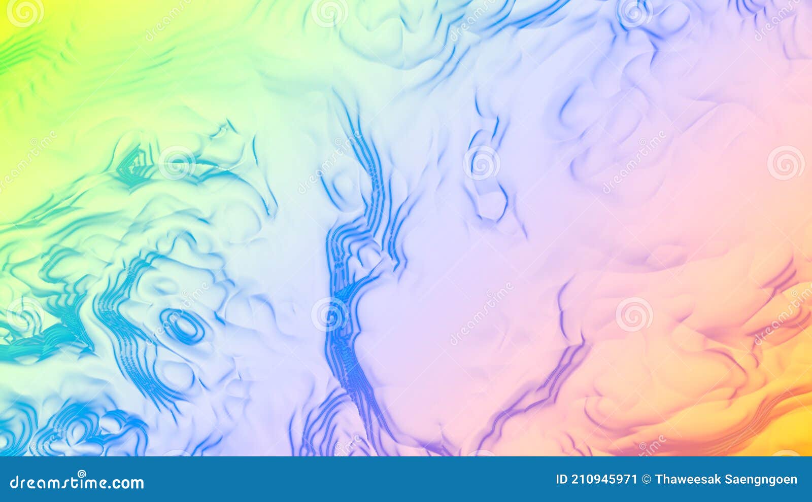 Blue Green Orange 3D Dynamic Motion Eccentric Abstract Light and Shadow ...