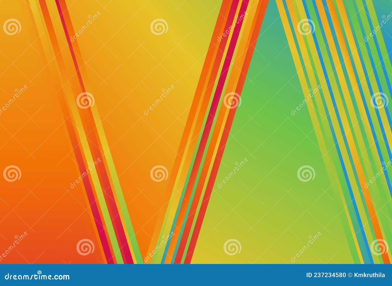 Blue Green and Orange Gradient Diagonal Lines Background Vector Graphic ...