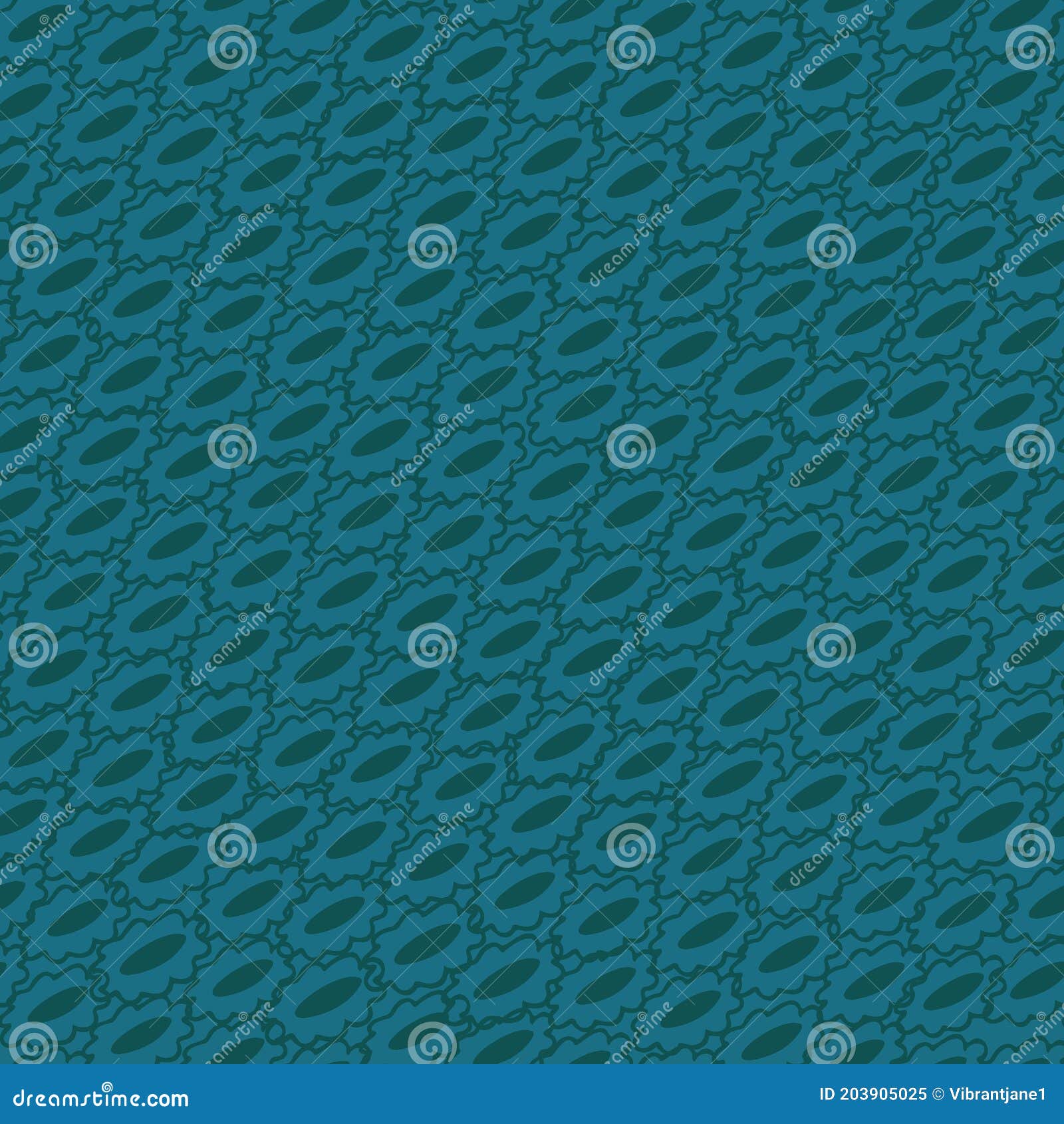 Blue and Green Polka Dot Texture Abstract Seamless Repeating Pattern ...