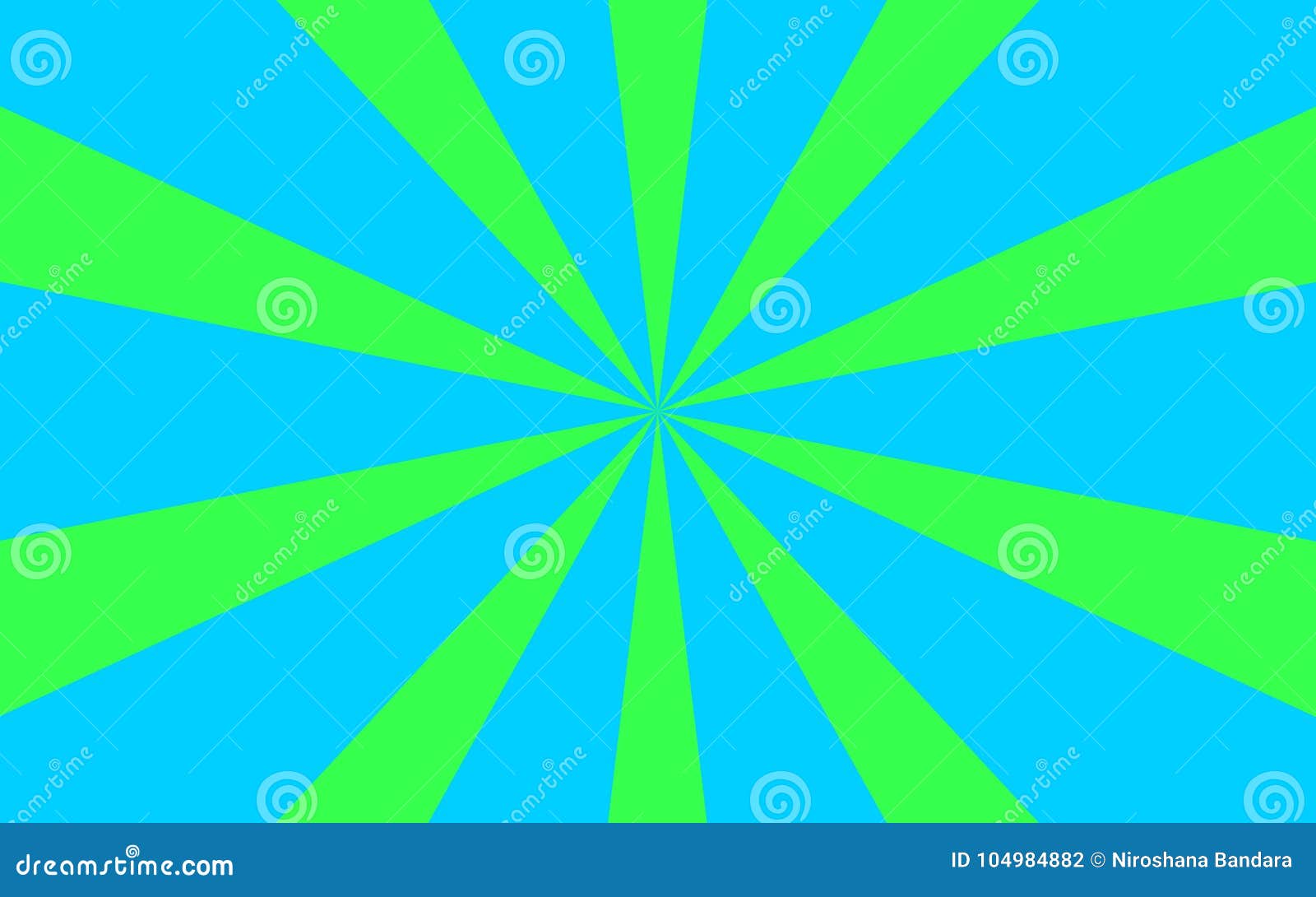 Blue Green Rays Background Image Stock Illustration - Illustration of ...