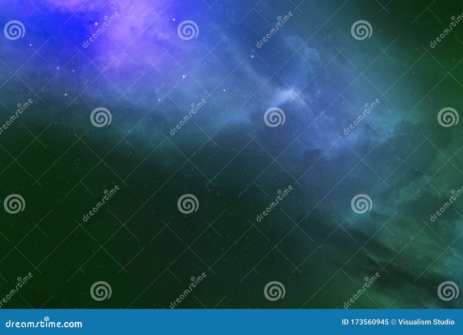 Blue and Green Space Color Texture Abstract Background,space Color in ...