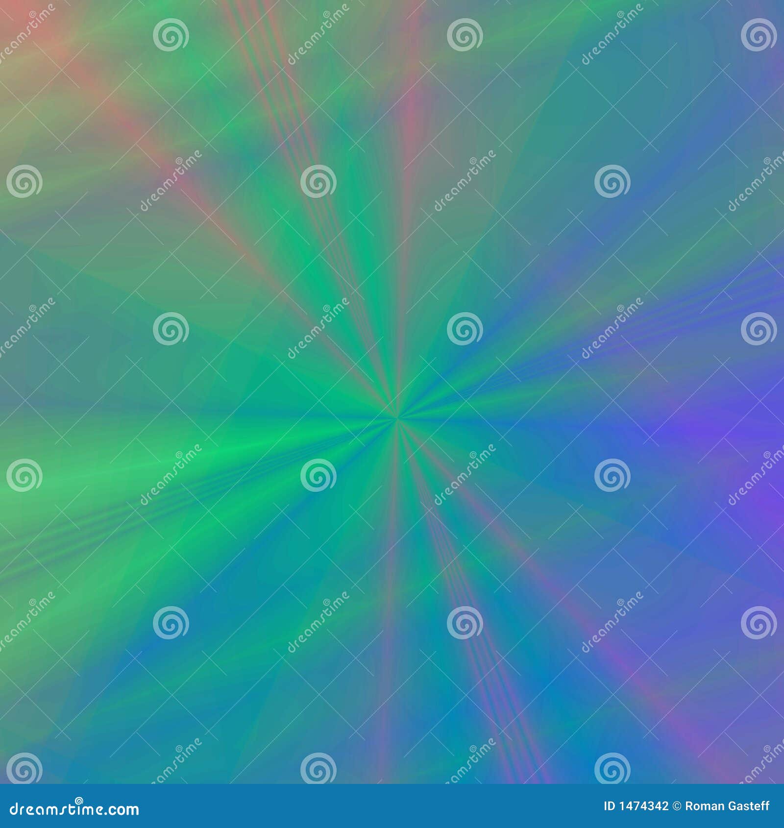 Blue-green star stock illustration. Illustration of distance - 1474342