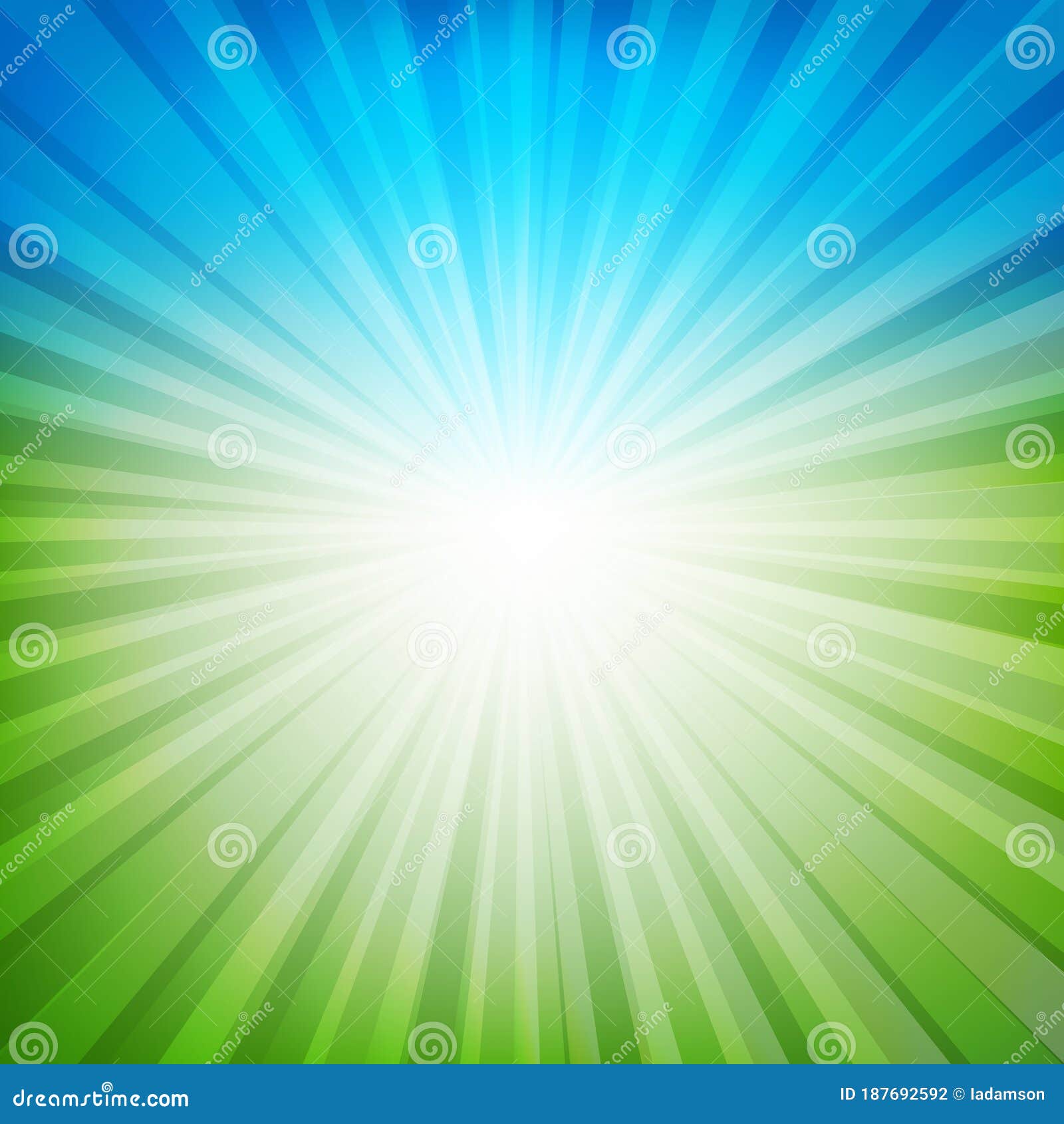 Green Sunburst Desktop Wallpaper Design Royalty-Free Stock Image ...