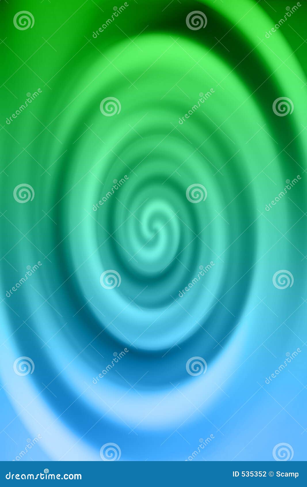 Blue & Green Swirl stock illustration. Illustration of swirling - 535352