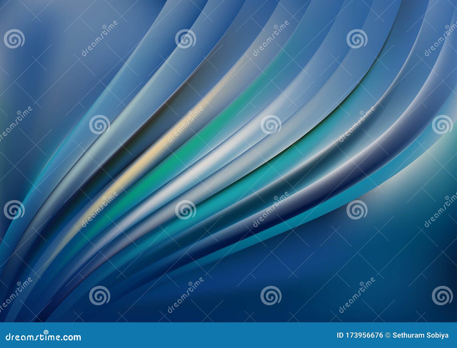 Blue Green Template Background Vector Illustration Design Stock Vector ...