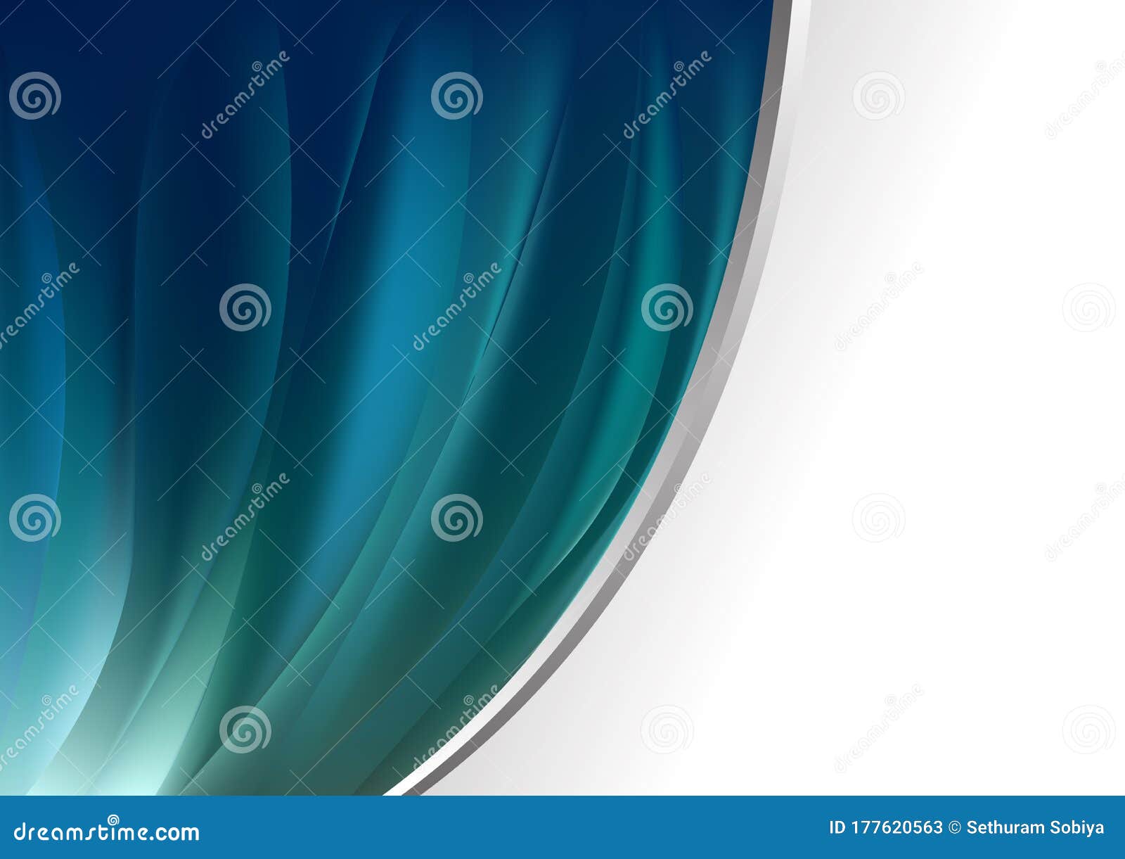 Blue Green Template Background Vector Illustration Design Stock Vector ...