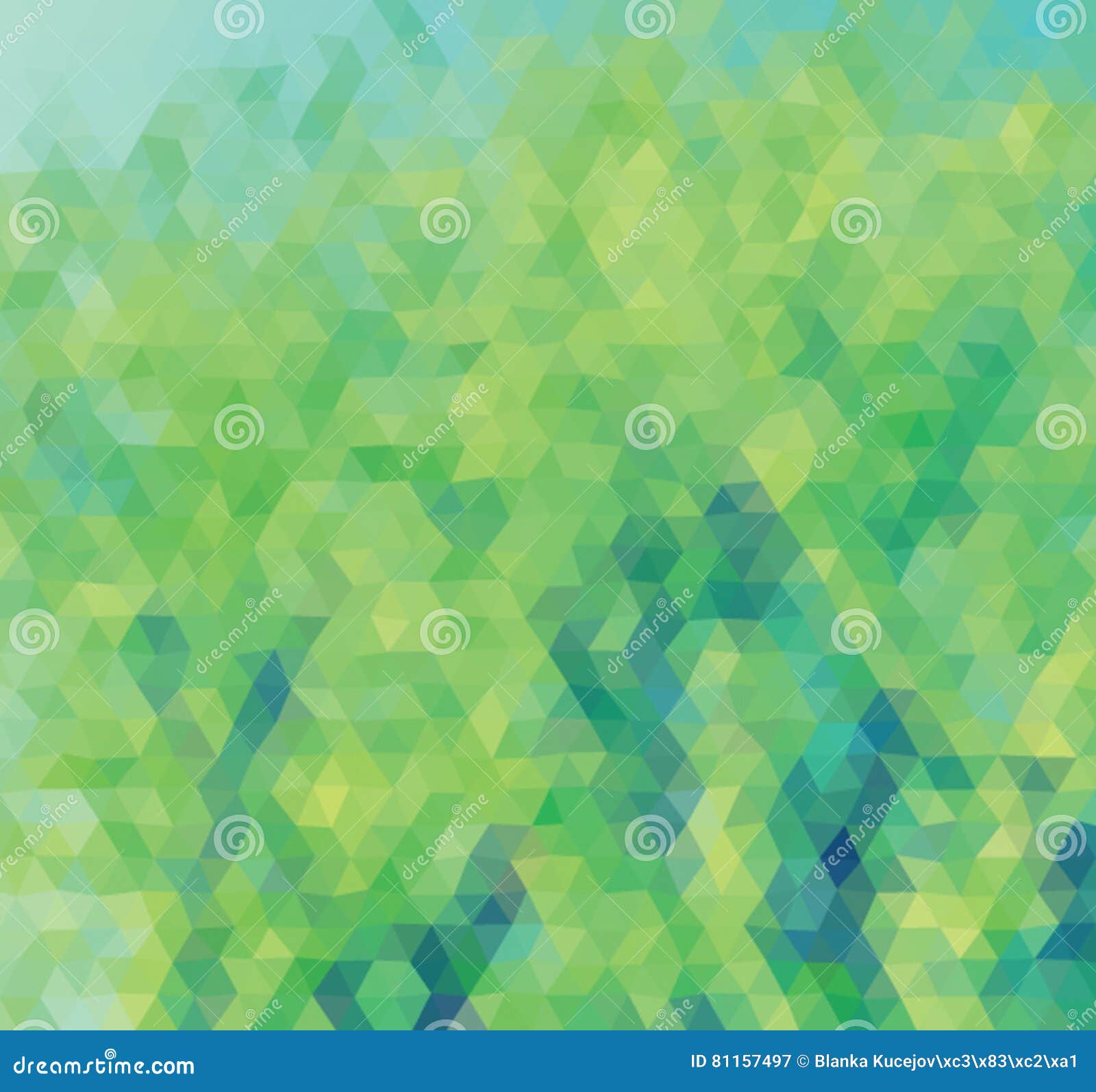 Blue and green triangle. stock illustration. Illustration of beautiful ...