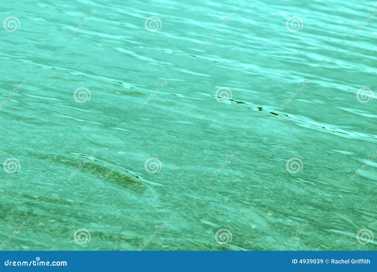 Blue-Green Water Gently Rippling Stock Image - Image of pattern, serene ...