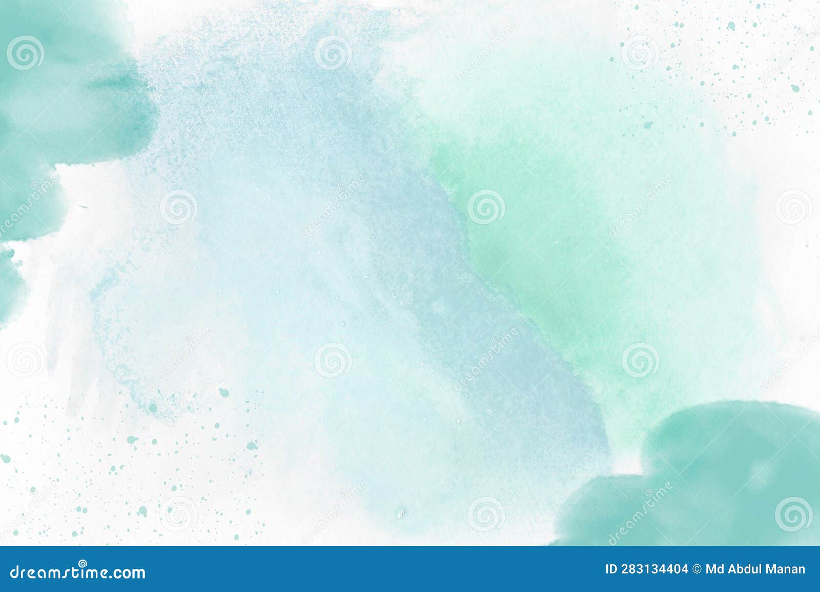 Blue Green Watercolor Link Tree Background Social Media Post Stock Photo - Image of turquoise ...