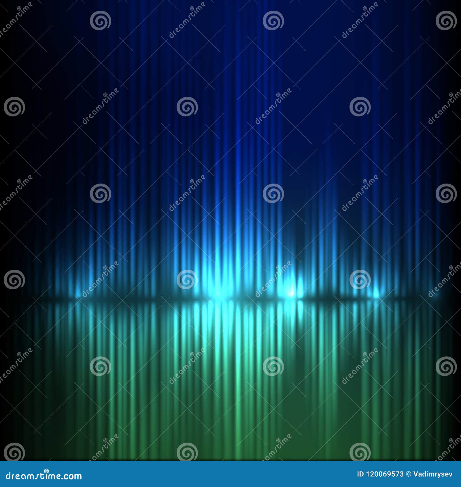 Blue-green Wide Wave Abstract Equalizer Stock Vector - Illustration of ... Blue-green Wide Wave Abstract Equalizer Stock Vector - Illustration of ...