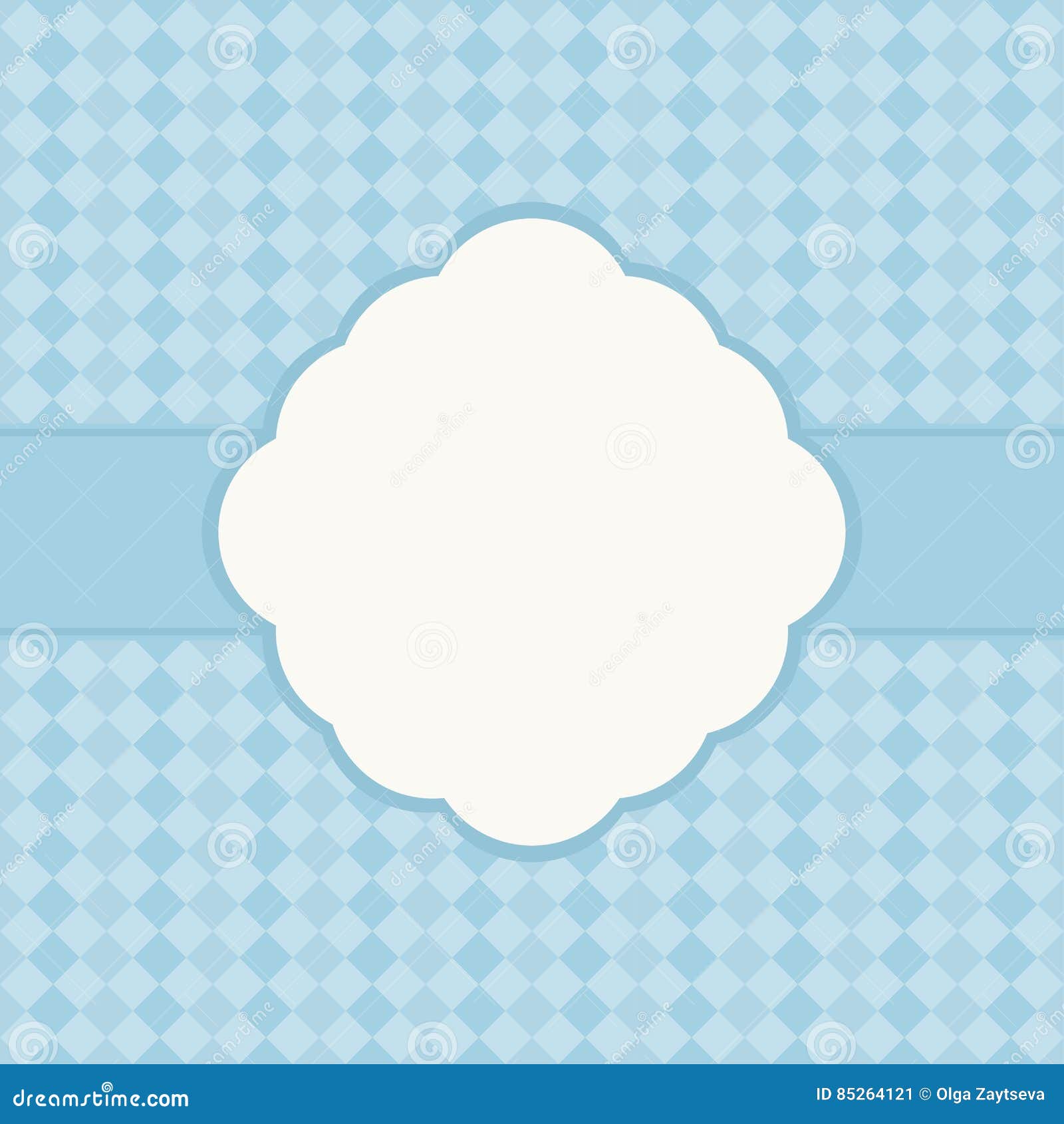 Blue greeting card design. stock illustration. Illustration of design ...