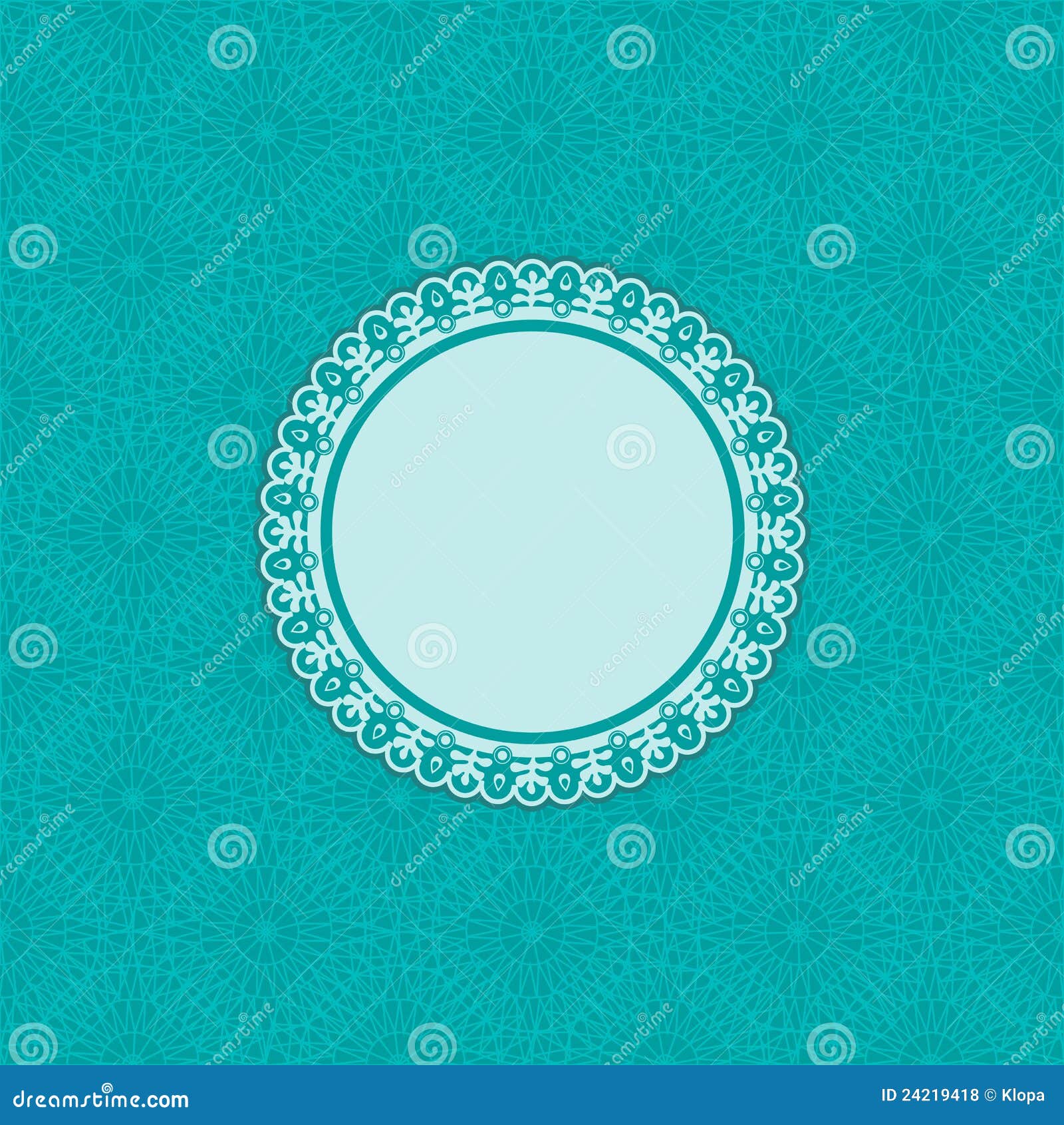 Blue Greeting Card Template Stock Vector - Illustration of backdrop ...