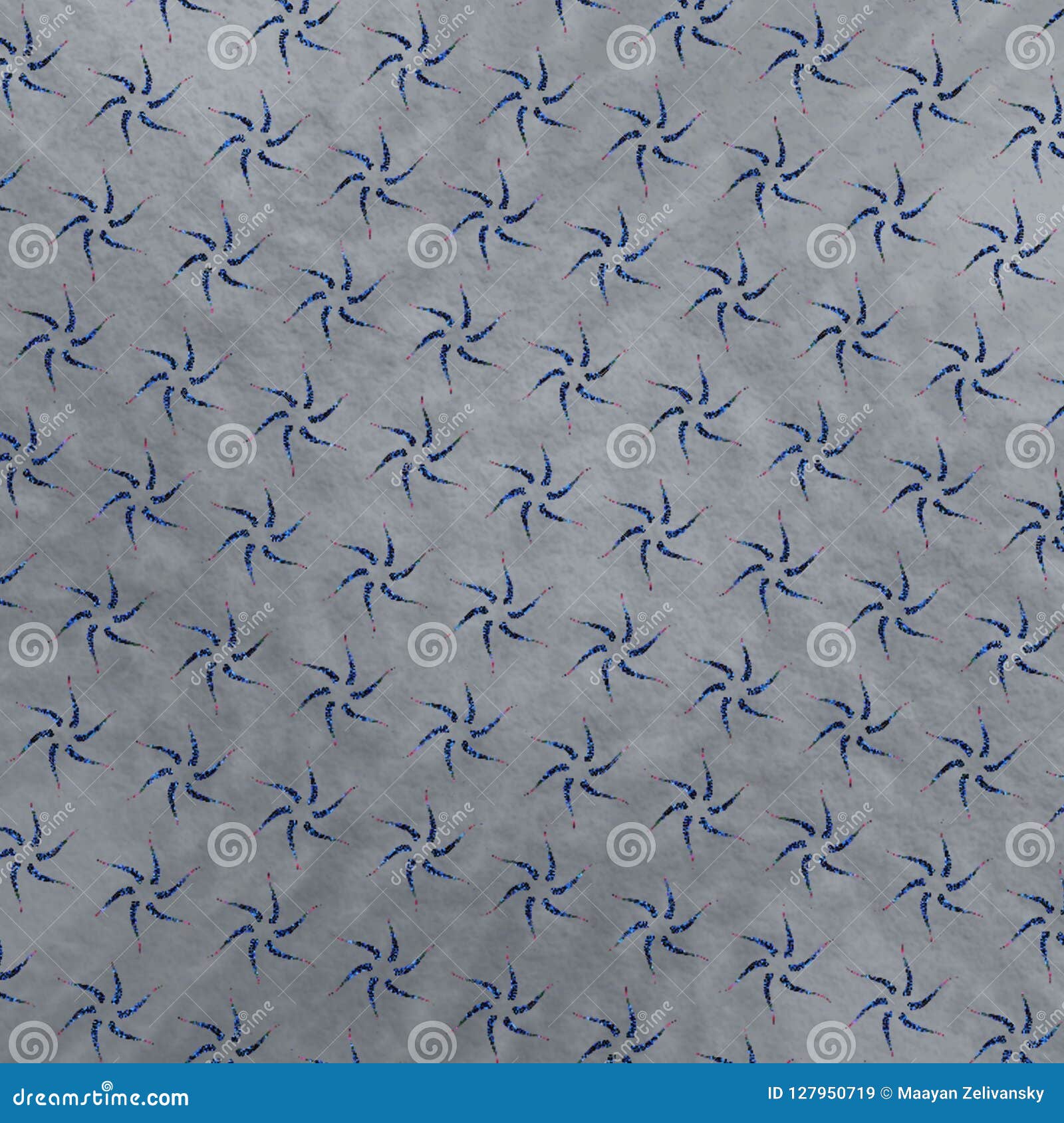 Blue and Grey Abstract Textured Pattern Illustration Stock Illustration ...