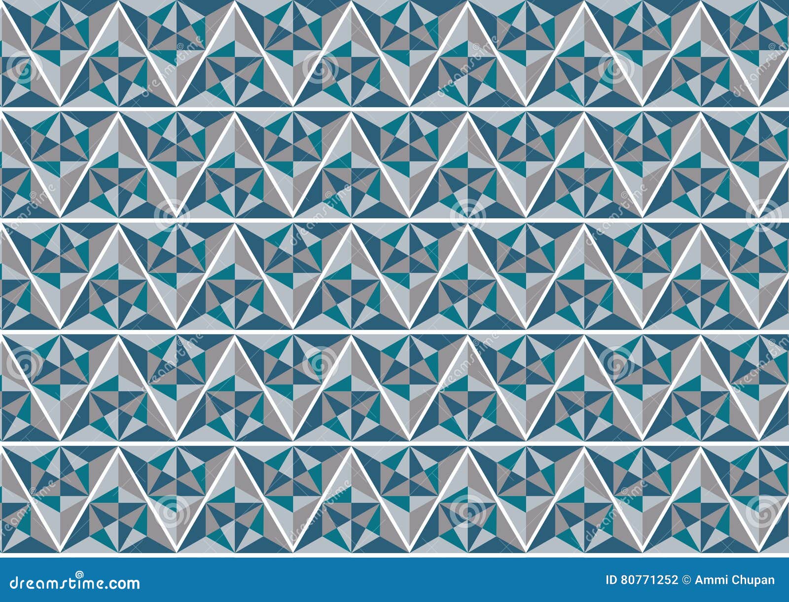 Blue and Grey Geometric Pattern Background; Abstract Modern Graphic ...