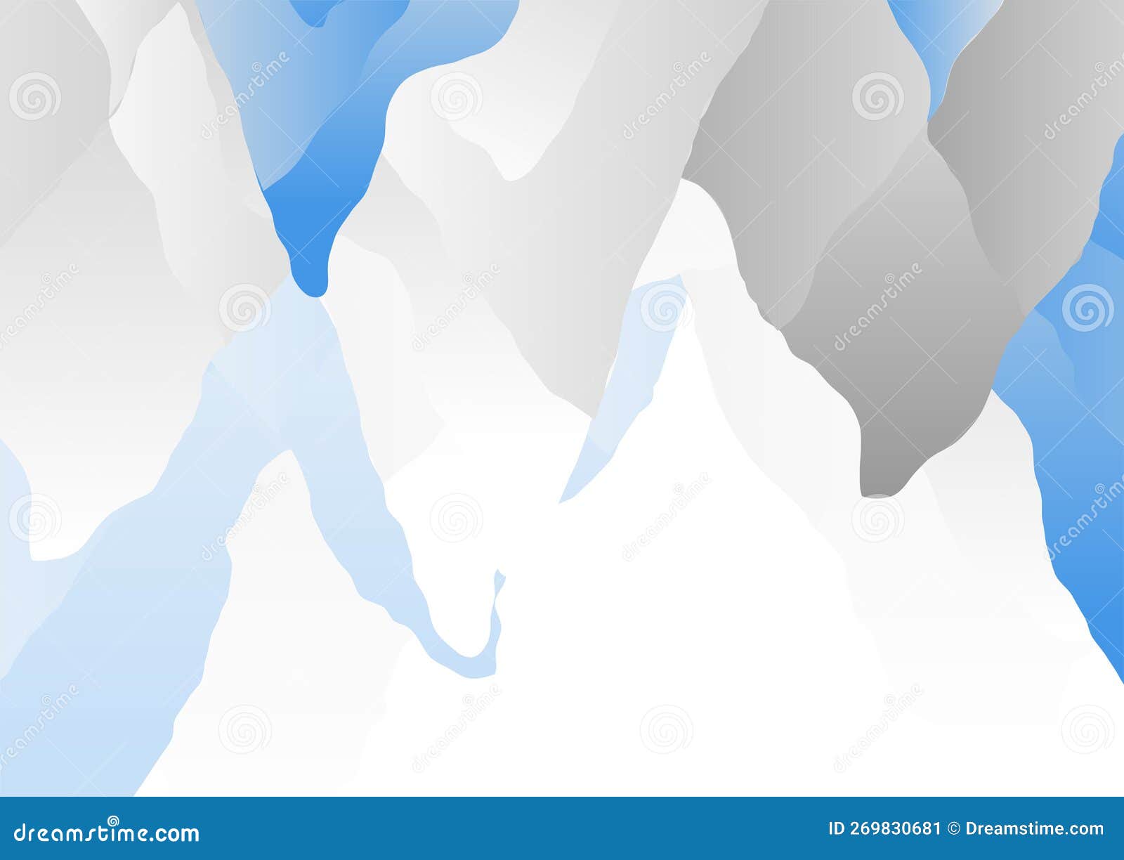 Blue and Grey Geometric Shapes Abstract Concept Background Stock Vector ...