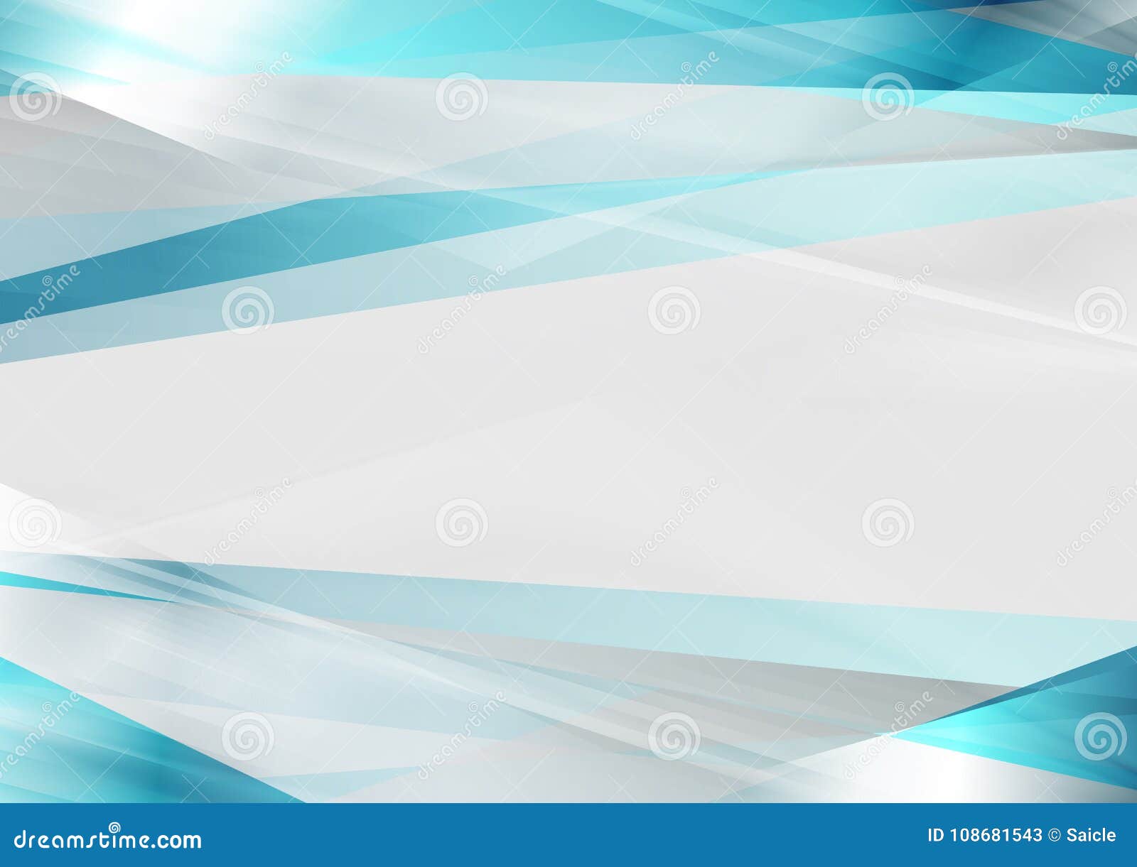 Blue and Grey Glossy Stripes Abstract Background Stock Vector ...