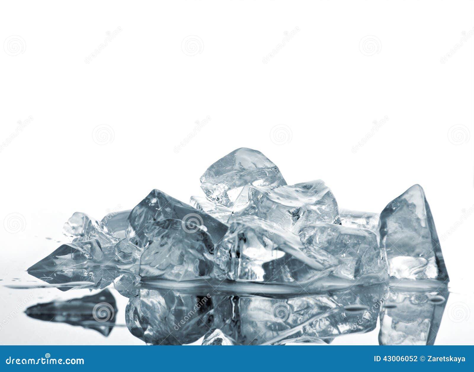 Blue-grey ice stock photo. Image of cube, freeze, reflection - 43006052