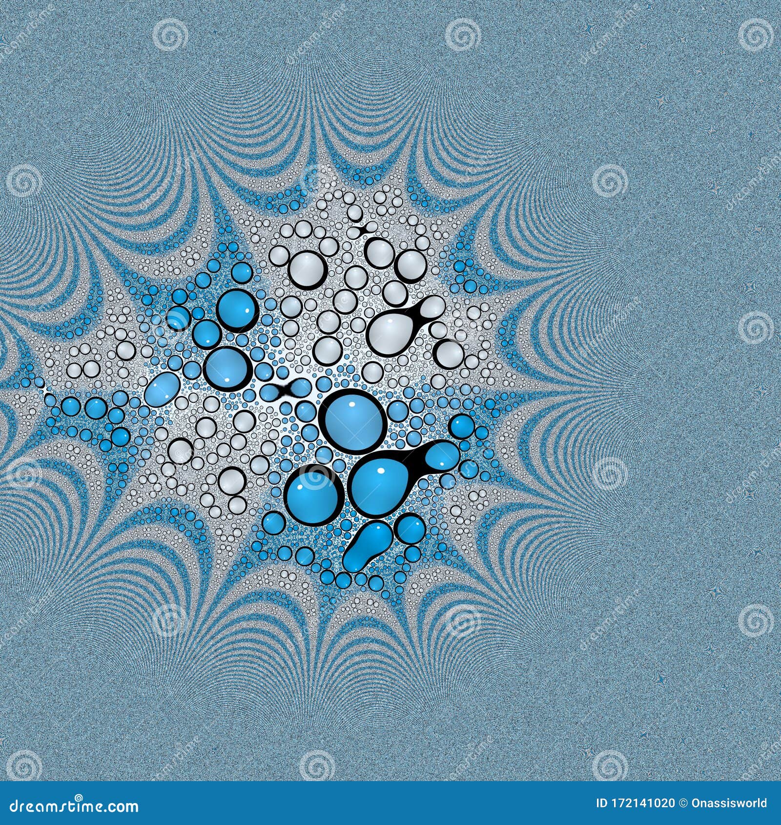 Blue Grey Shapes Abstract Background Stock Illustration - Illustration ...