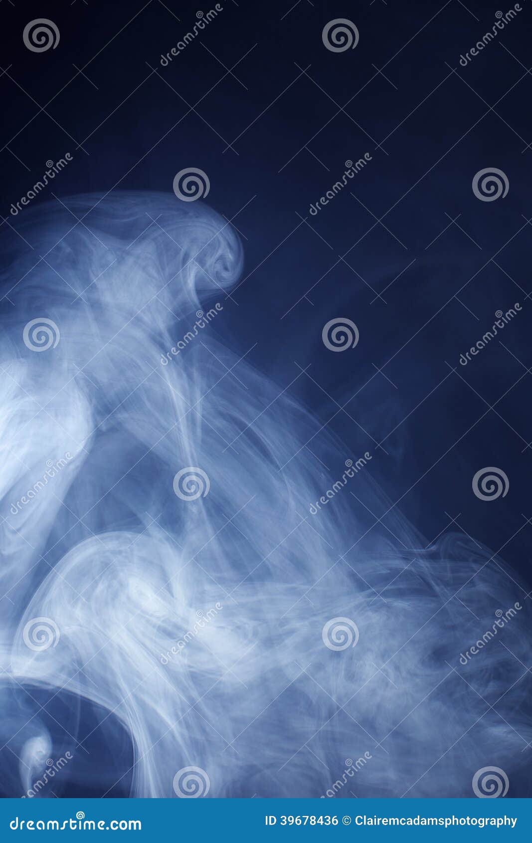 Blue/Grey Smoke on Black Background Stock Photo - Image of blue ...