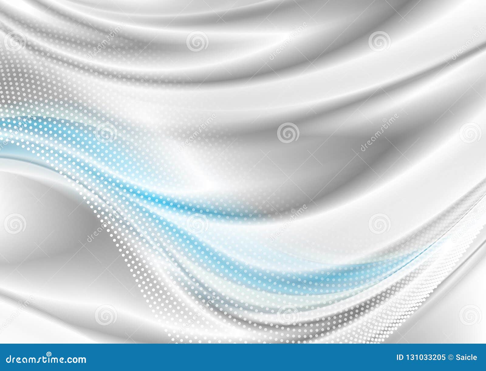 Blue Grey Tech Futuristic Waves Abstract Background Stock Vector ...